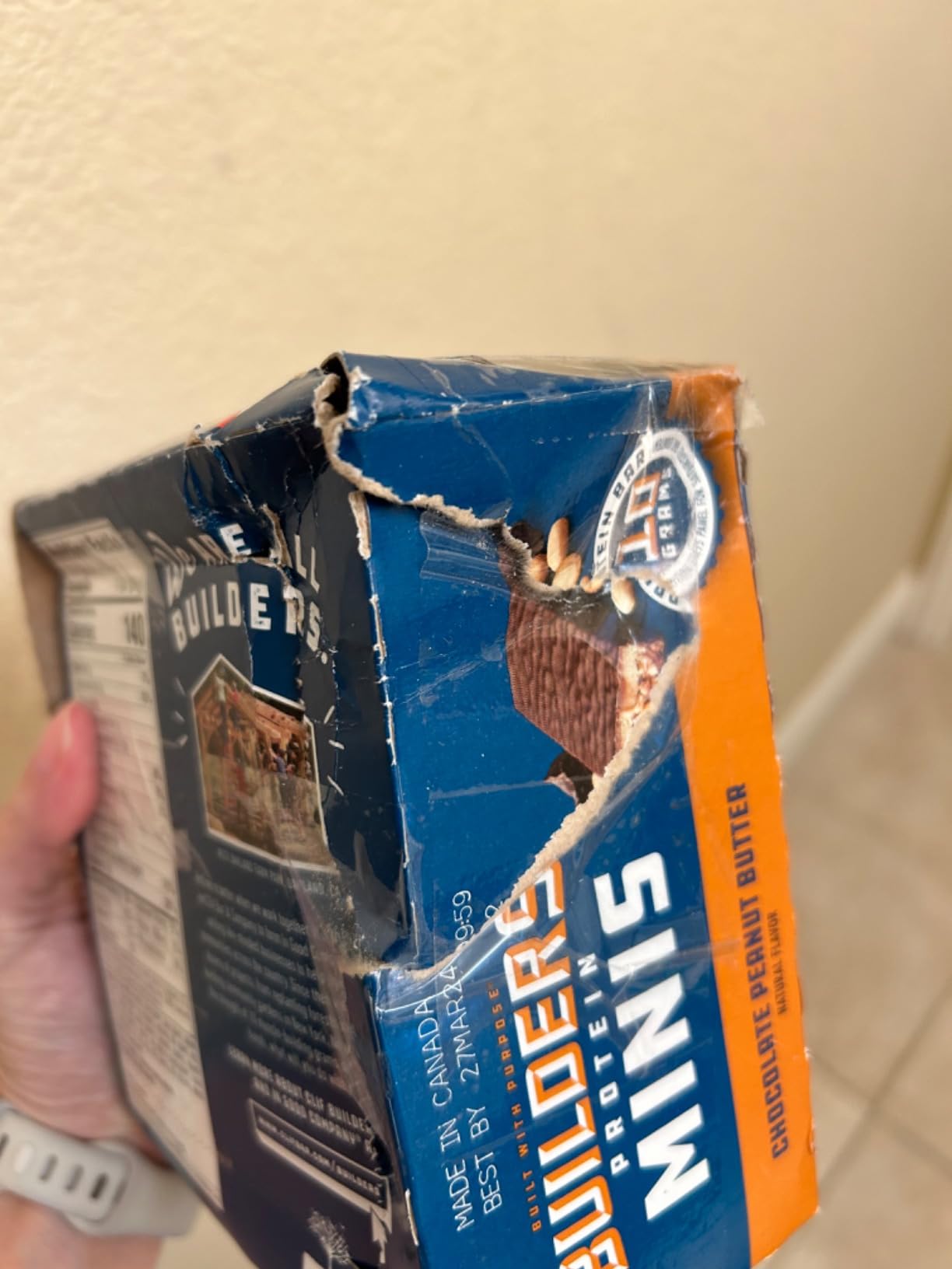 Amazon.com: Clif Bar Builder's Protein Mini Bar - Box of 10 (Chocolate ...