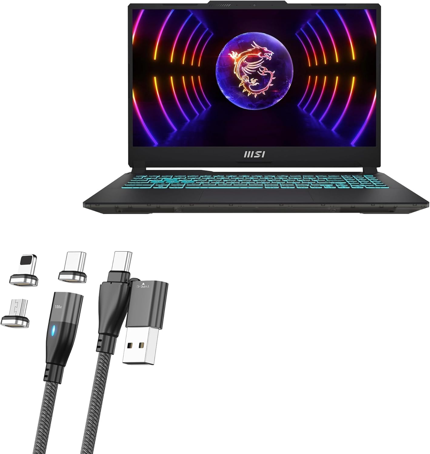 Amazon.com: BoxWave Cable Compatible with MSI Cyborg 15 A12VE-046US ...