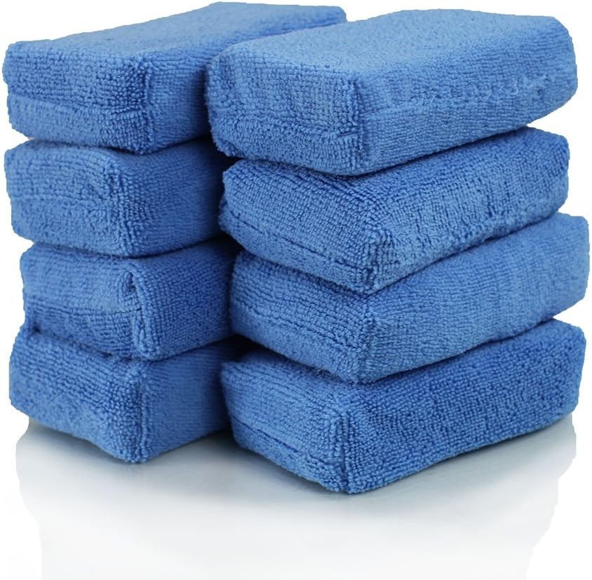 Amazon.com: Amazon Basics Microfiber Applicators, Blue - 8-Pack ...