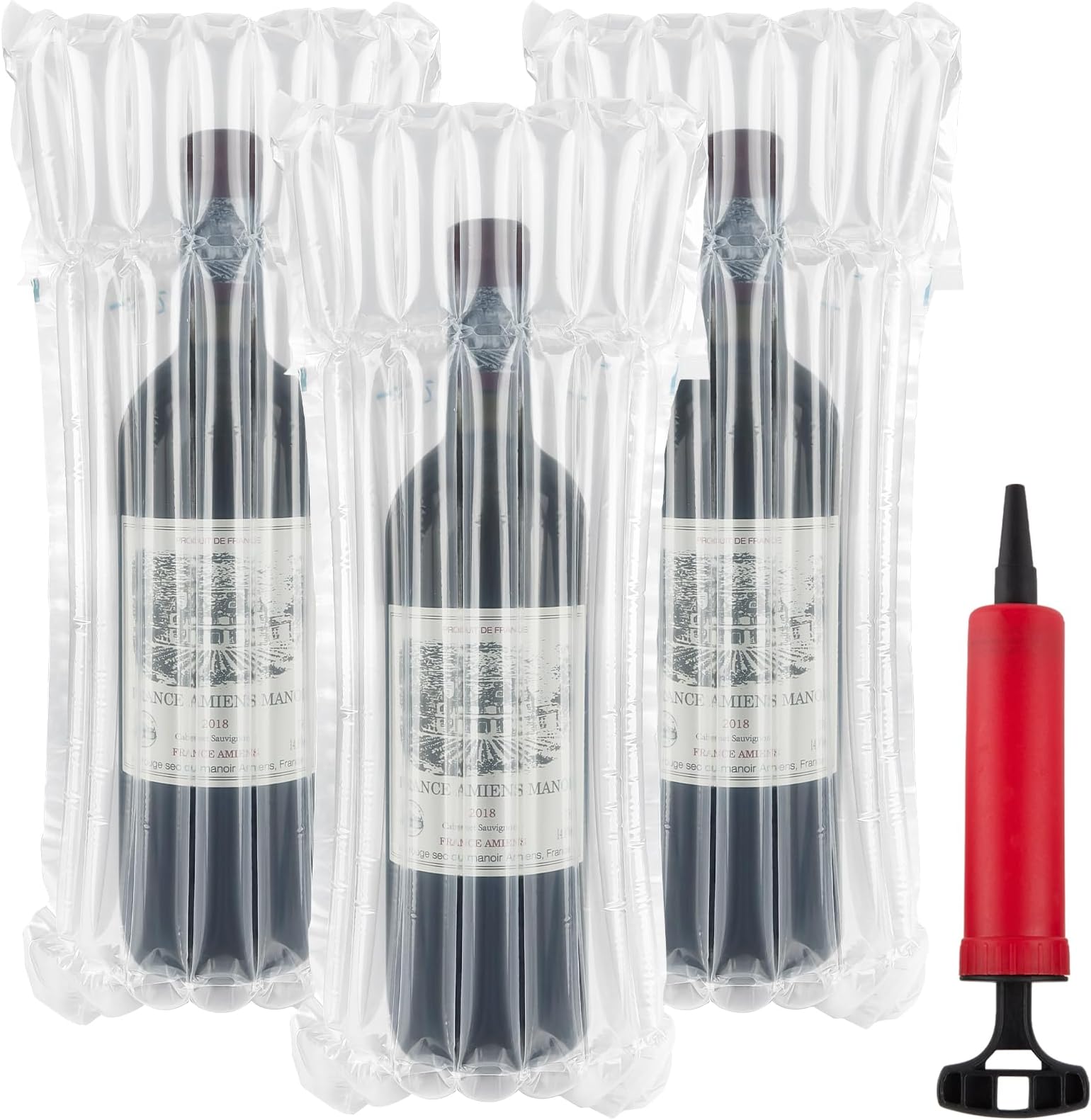 Amazon.com: 4 Pack Reusable Wine Protector Travel Bag by Bottle Shield ...