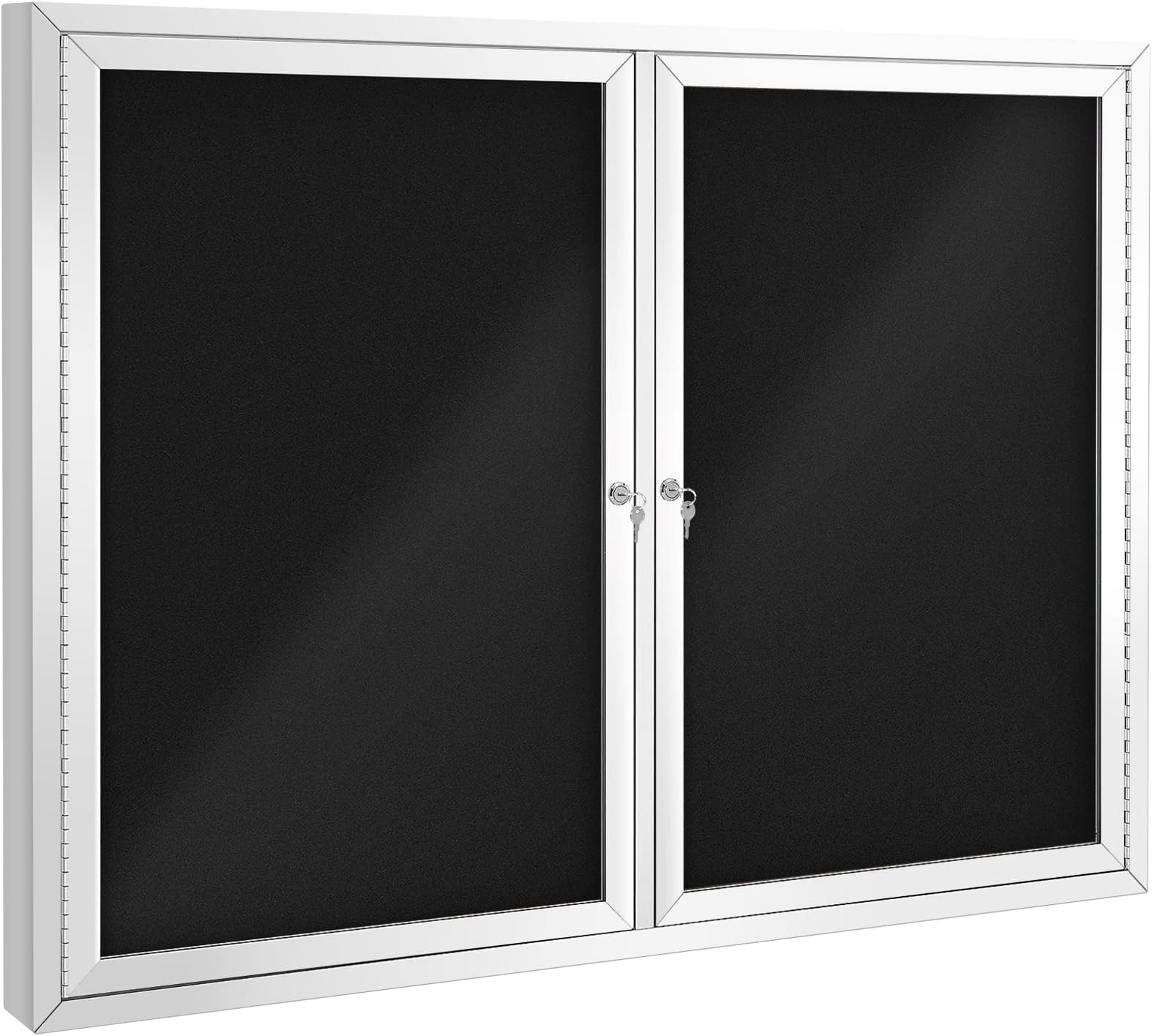 Amazon.com : Weather Resistant Bulletin Board with Swing-Open Locking ...