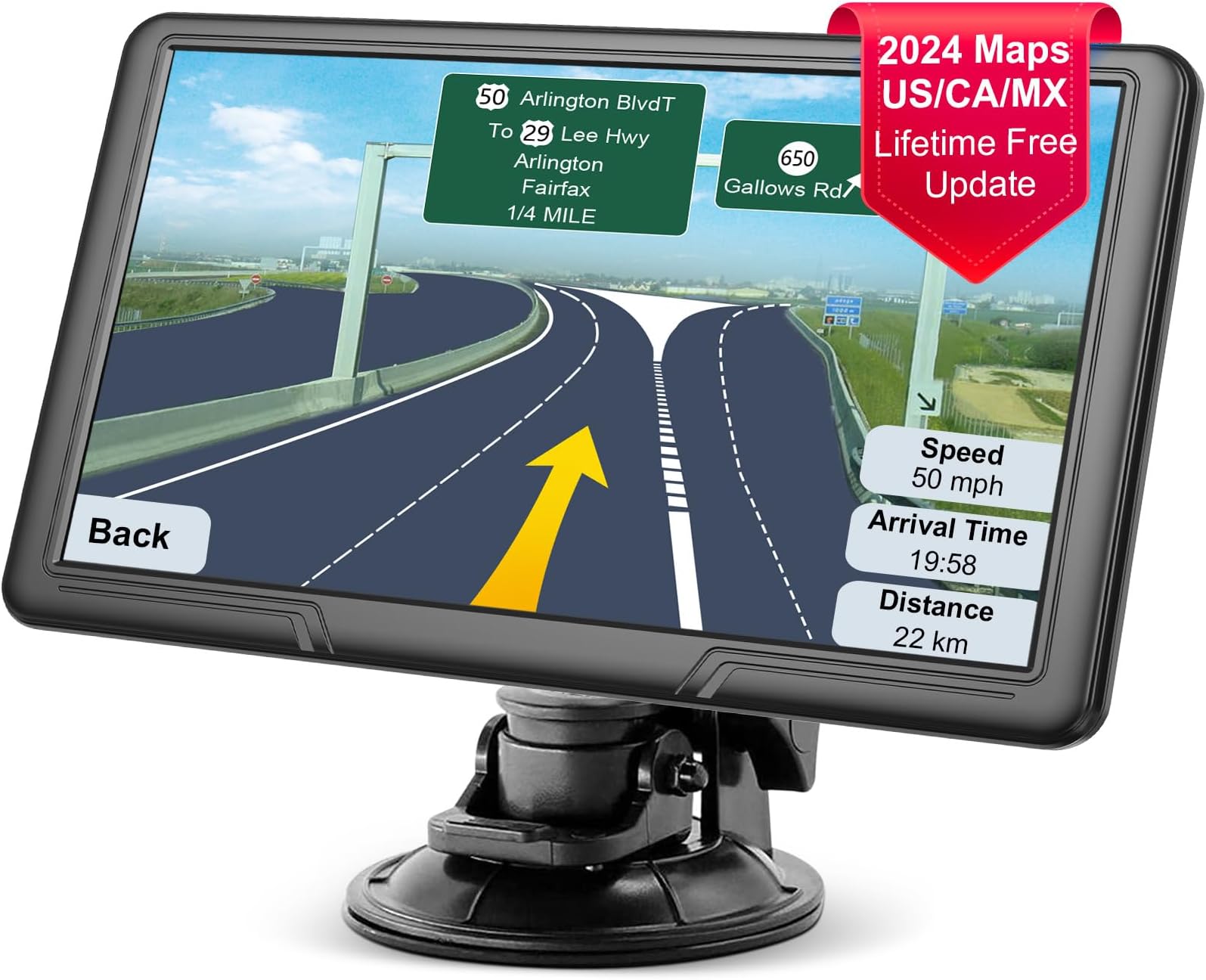 Amazon.com: GPS Navigation for Car Truck - Navigation System 7 Inch ...