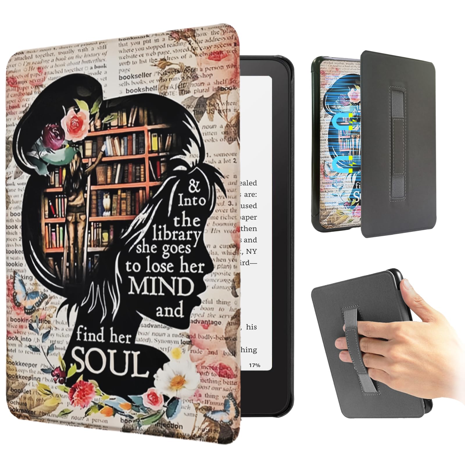 SCSVPN Double-Sided Magnetic Case for 7 inch Kindle Paperwhite 12th Gen ...