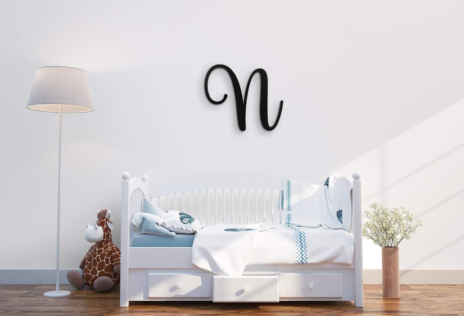 Amazon.com: ROOM STARTERS Giant Wall Decor Letters Uppercase N | 24 ...