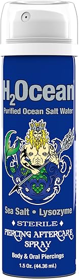 H2Ocean Piercing Aftercare Spray, 1.5 Fluid Ounce : Amazon.co.uk: Beauty