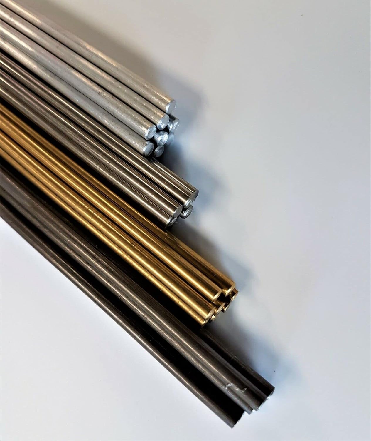 Round Rod Bar 4mm Aluminium, Brass, Stainless & Mild Steel Various ...