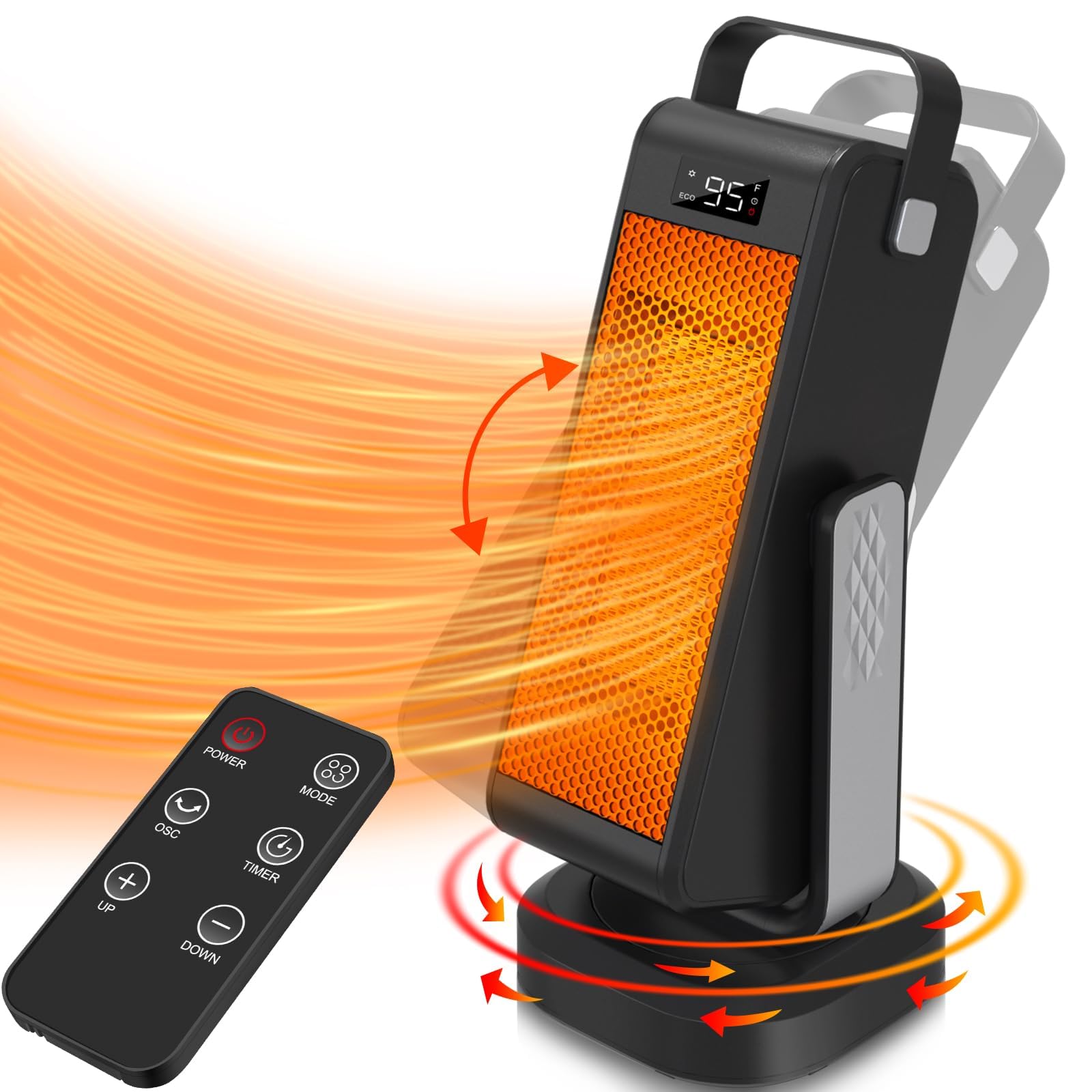 Amazon.com: Heaters for Indoor Use, Space Heater for Large Room with 60 ...