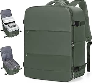 Amazon.com | coofay Large Vacuum Backpack Travel with Pump Vacpack ...