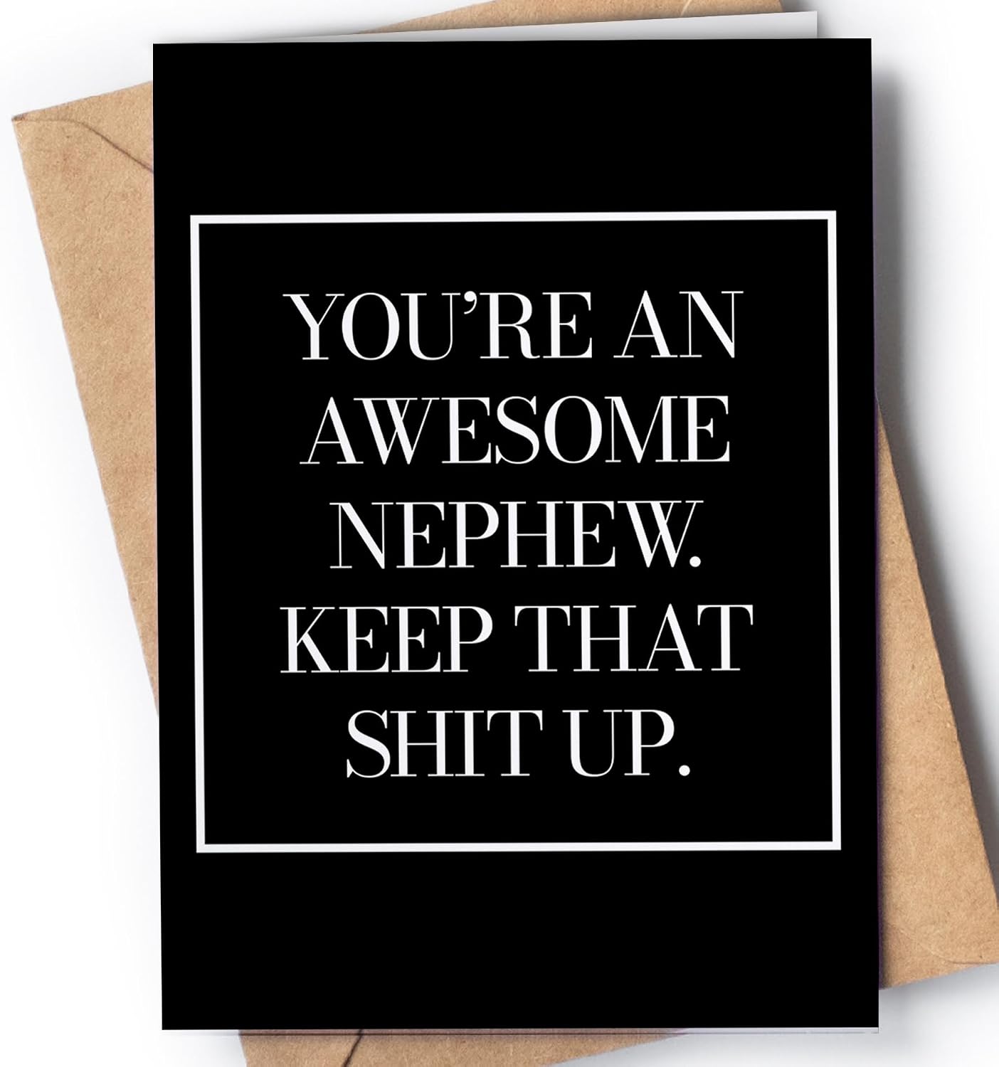Nephew Birthday Card - Funny Birthday Card for Nephew Adult from Aunt ...