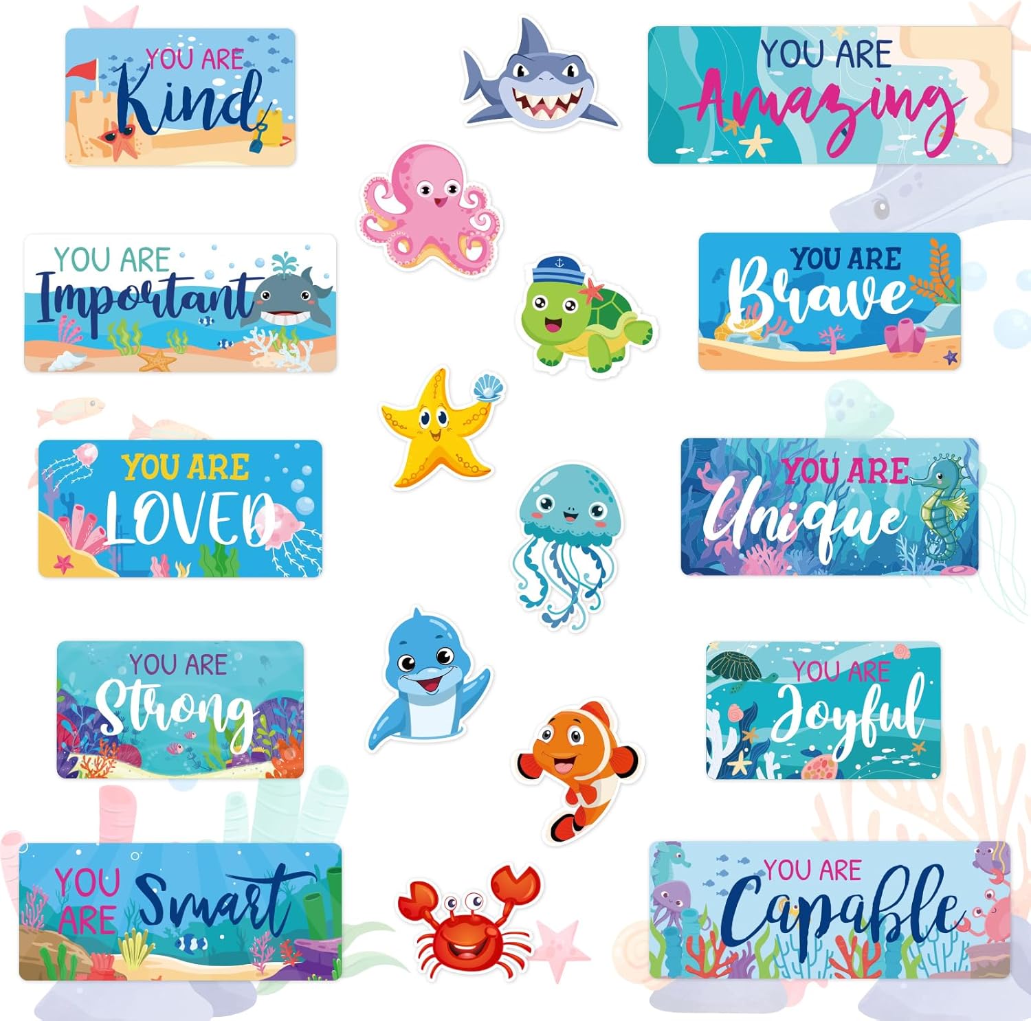 Amazon.com: Whaline Under The Sea Bulletin Board Decoration Back to ...