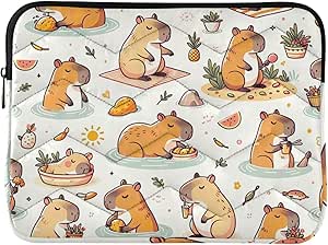 Amazon.com: Funny Capybaras Laptop Sleeve Laptop Carrying Case 15.6 ...