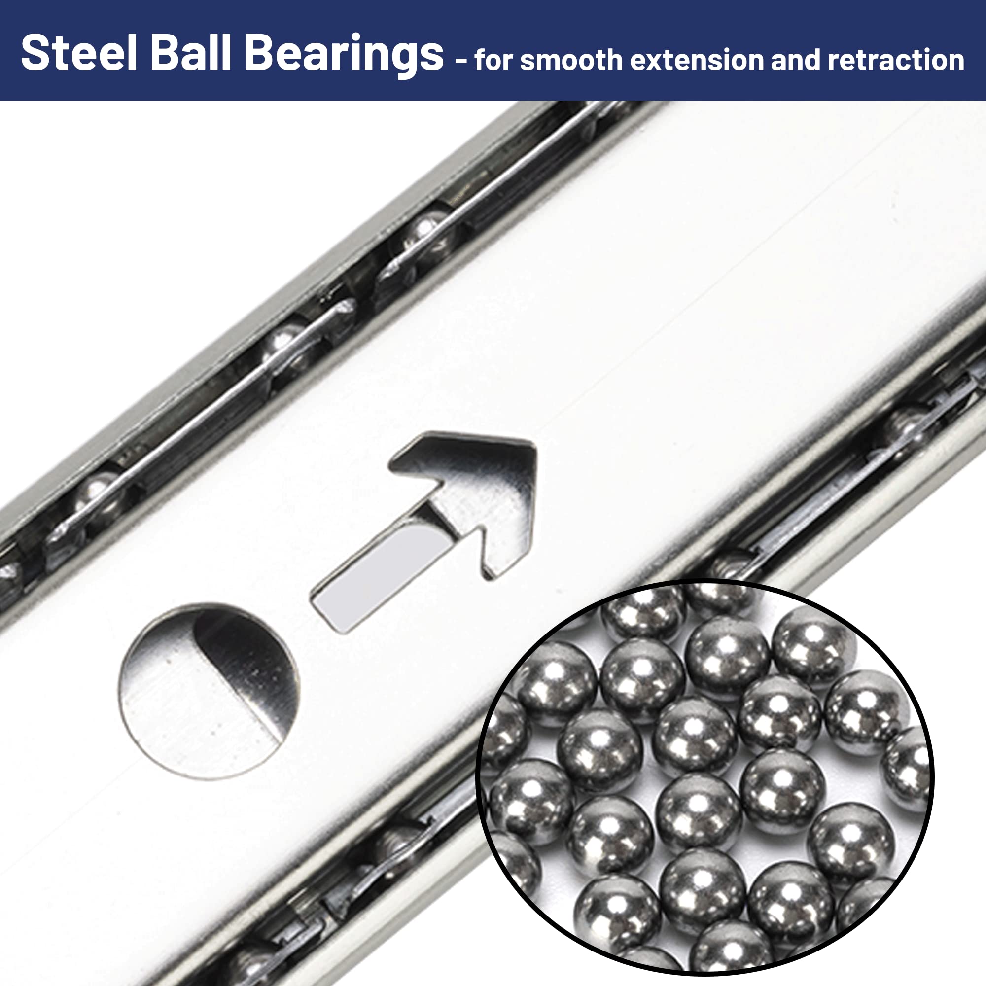 Snapklik.com : 14" Keyboard Slide Heavy Duty Ball Bearing Slides ...