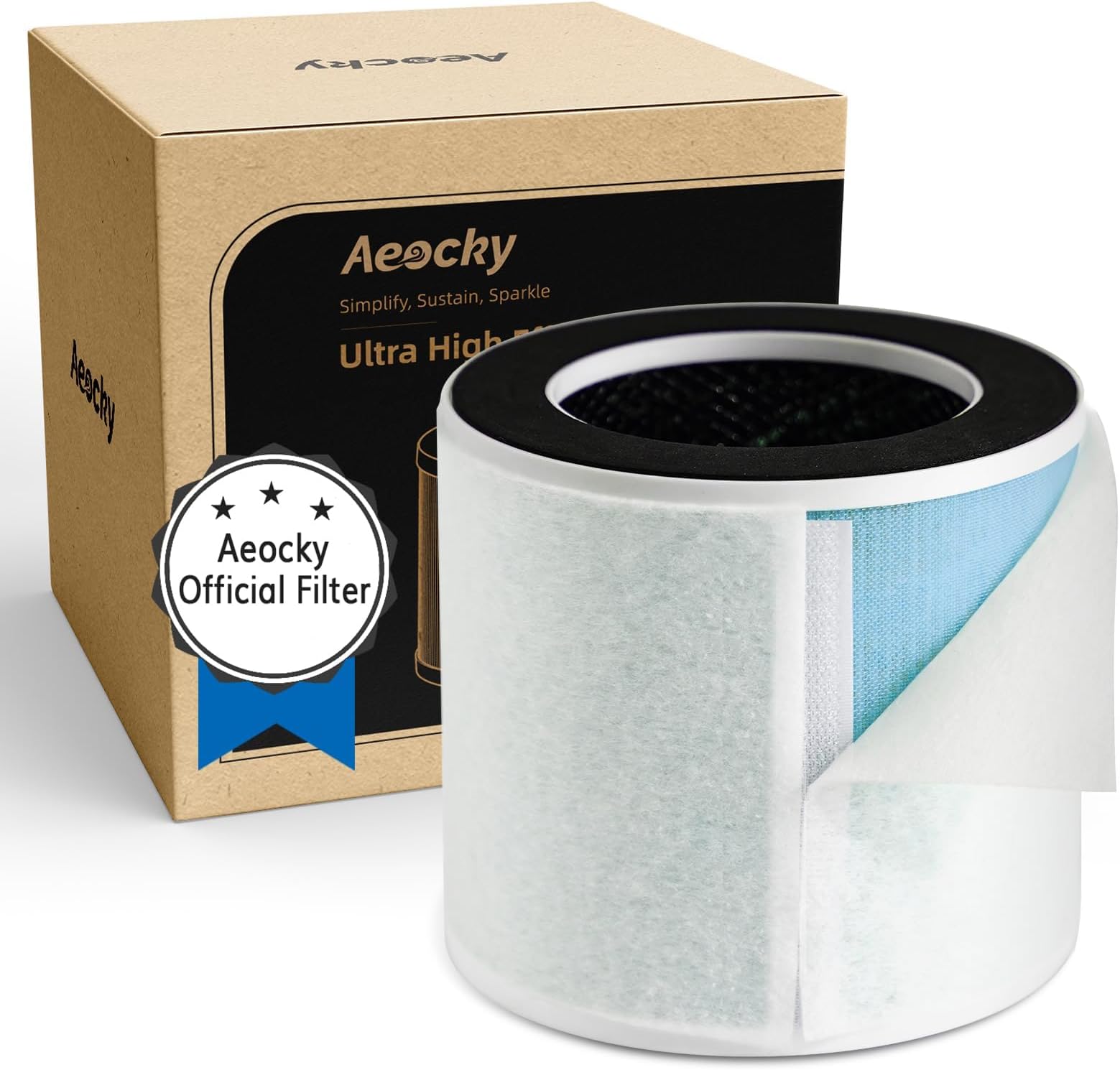 Amazon.com: 5-in-1 HEPA Air Purifier Replacement Filter for Aeocky ...