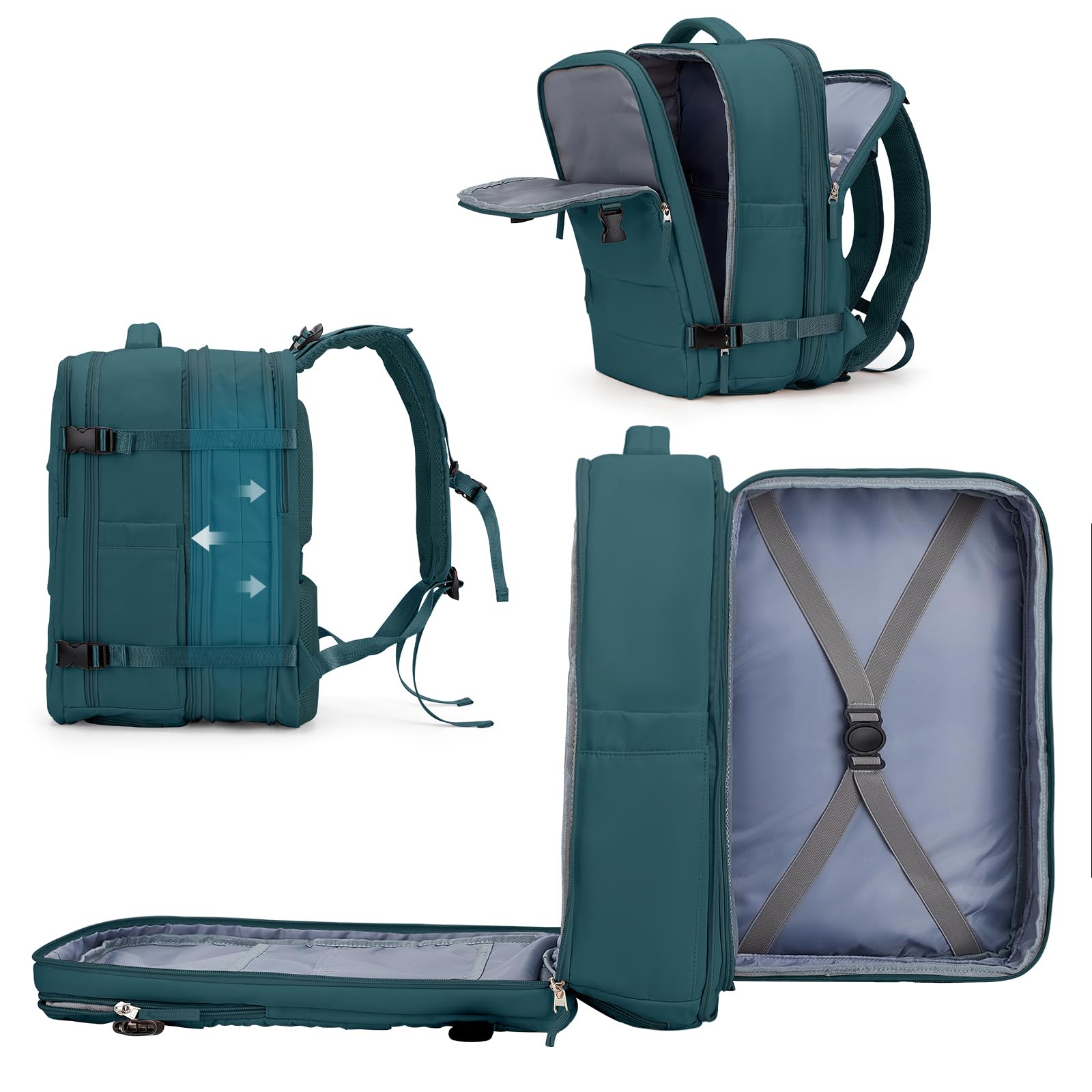 Amazon.com: coowoz Large Travel Backpack For Women Men, Carry On ...