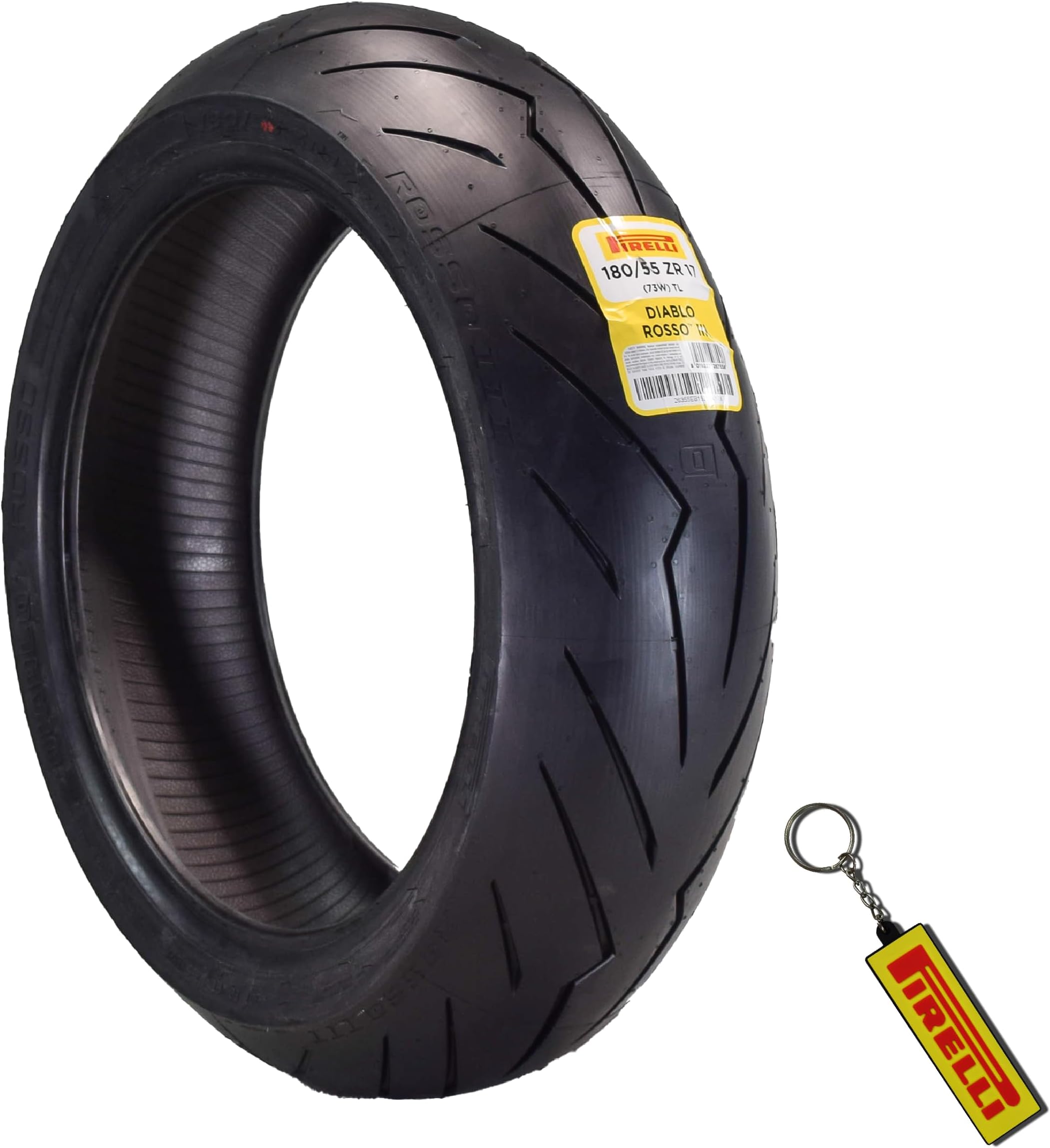 Amazon.com: Pirelli Diablo Rosso III 180/55 ZR17 Rear Motorcycle Tire ...