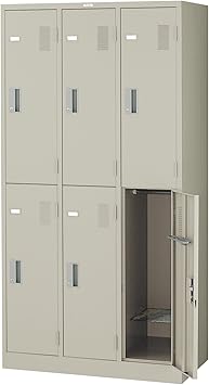 Amazon | ナイキ ロッカー 6人用ロッカー LK6N-AW ウォームホワイト | ロッカー | 文房具・オフィス用品