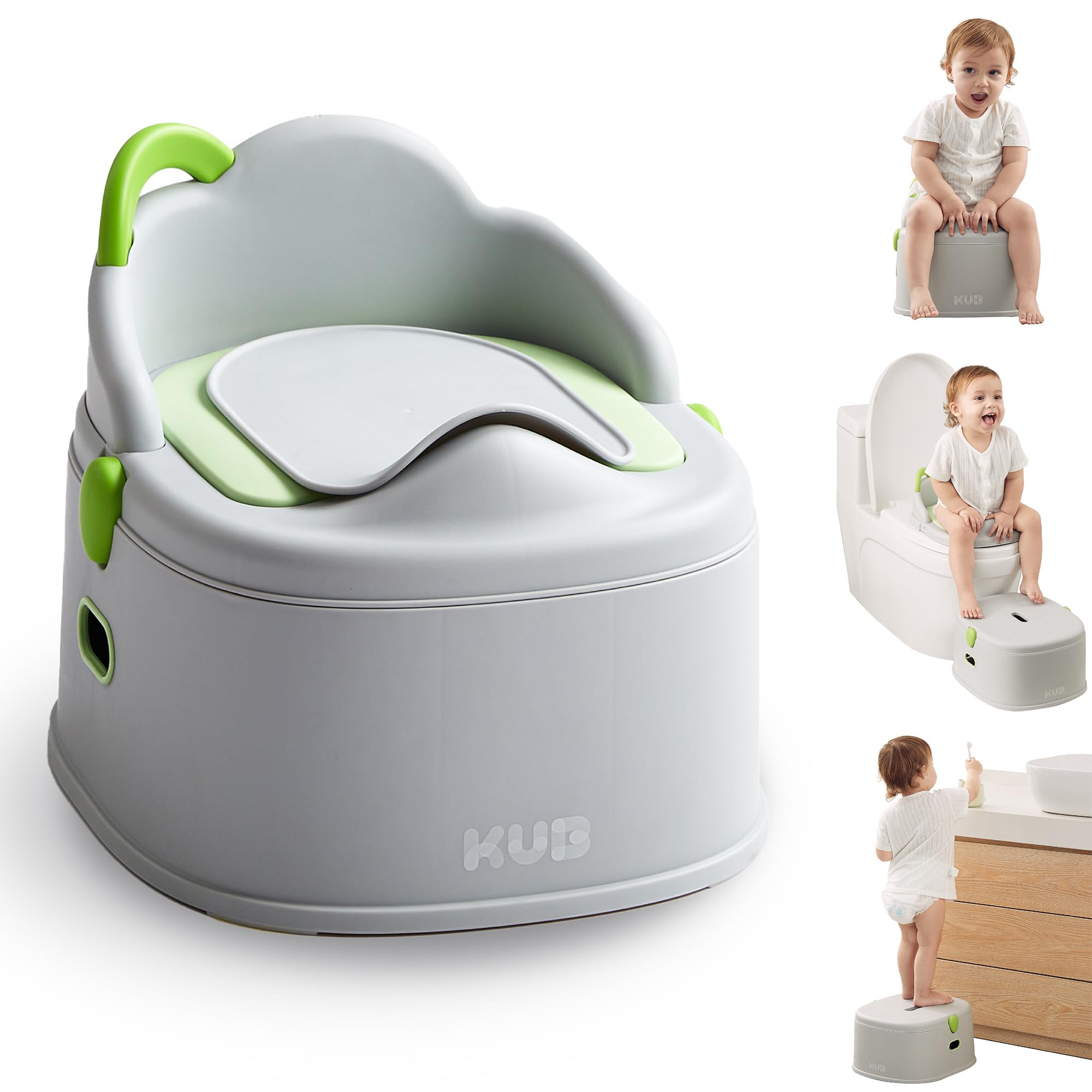 KUB 3-in-1 Potty Training Toilet (Chair, Seat, Step Stool) - 9 CM ...