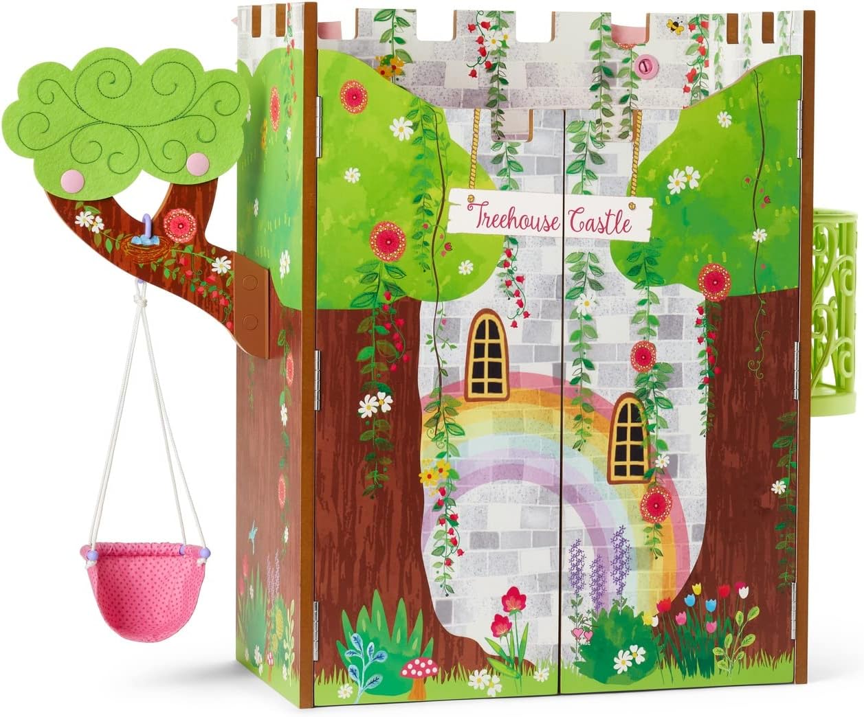 Amazon.com: American Girl WellieWishers 14.5-inch Doll Treehouse Castle ...
