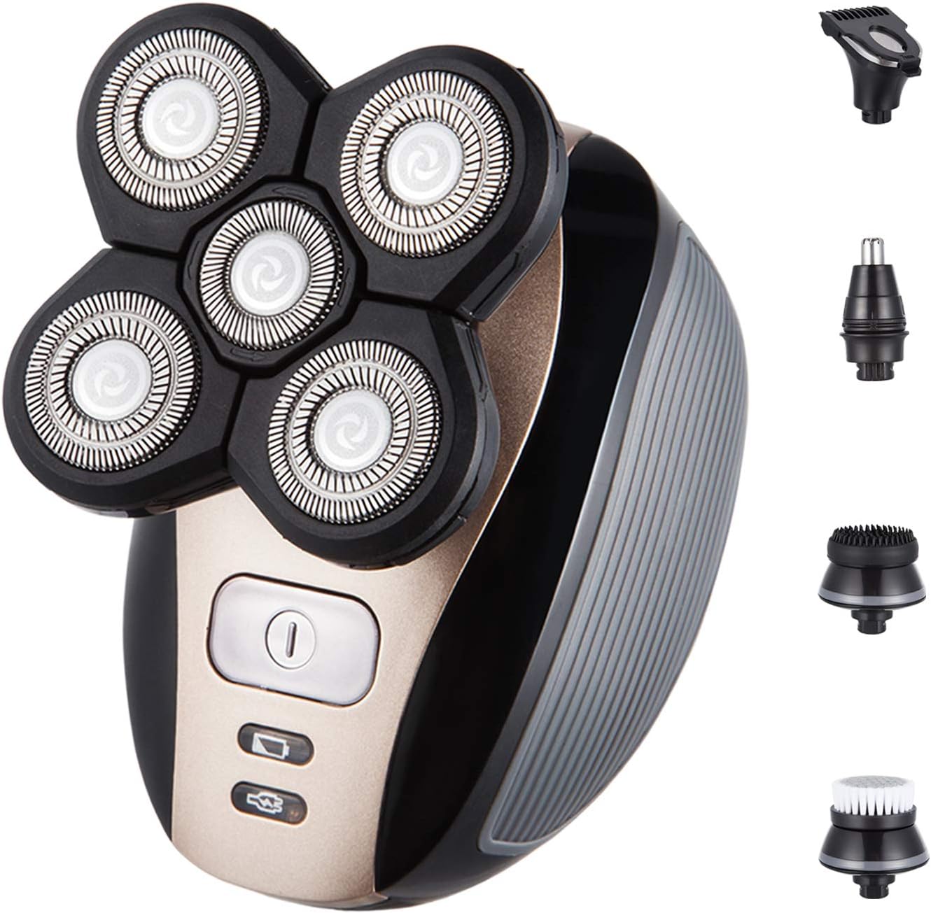 Amazon.com: Men's Electric Bald Razor, 5 in 1 Bald Men's Head Shaver ...