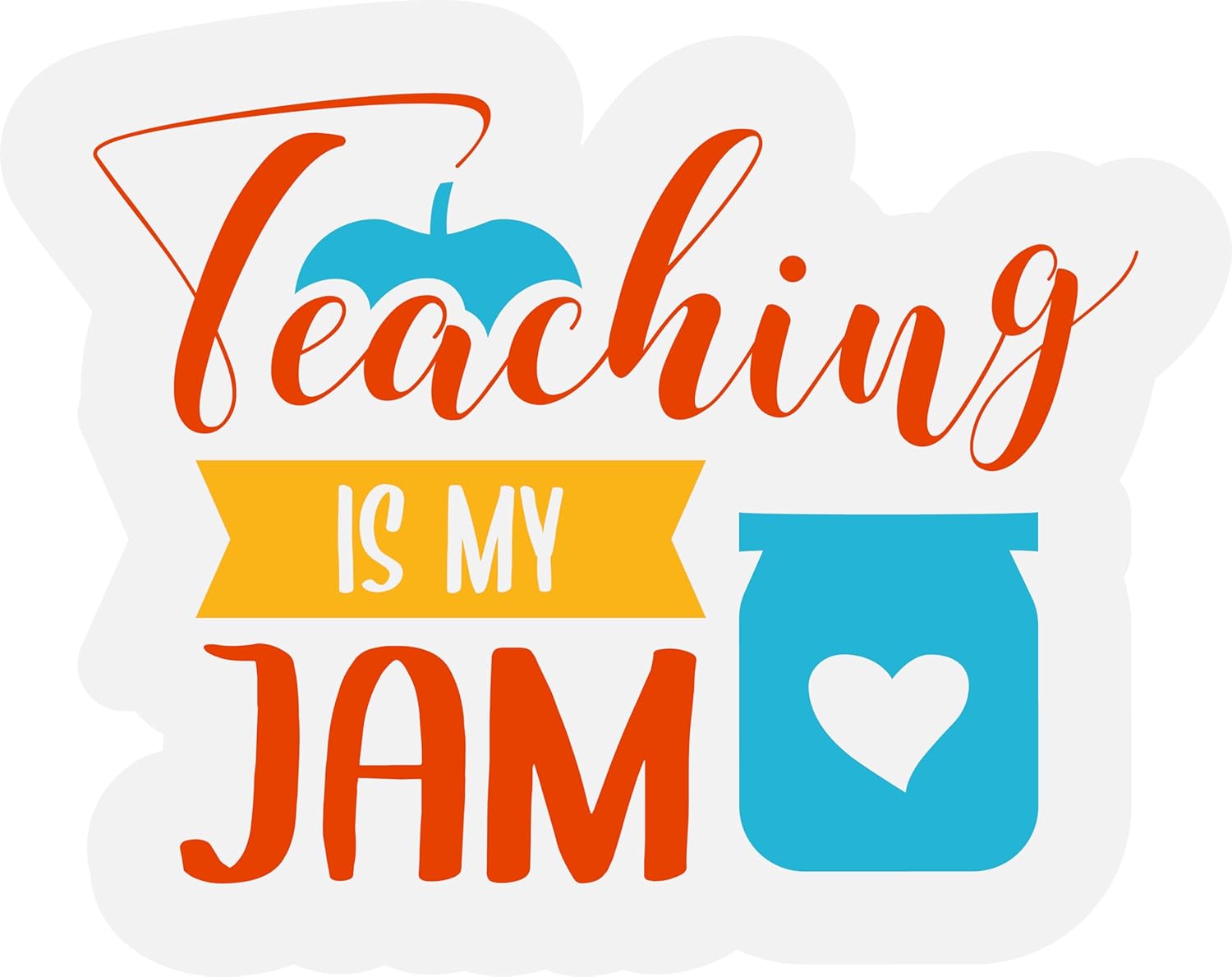Amazon.com - Inspirational Quote Teaching is My Jam Motivational ...