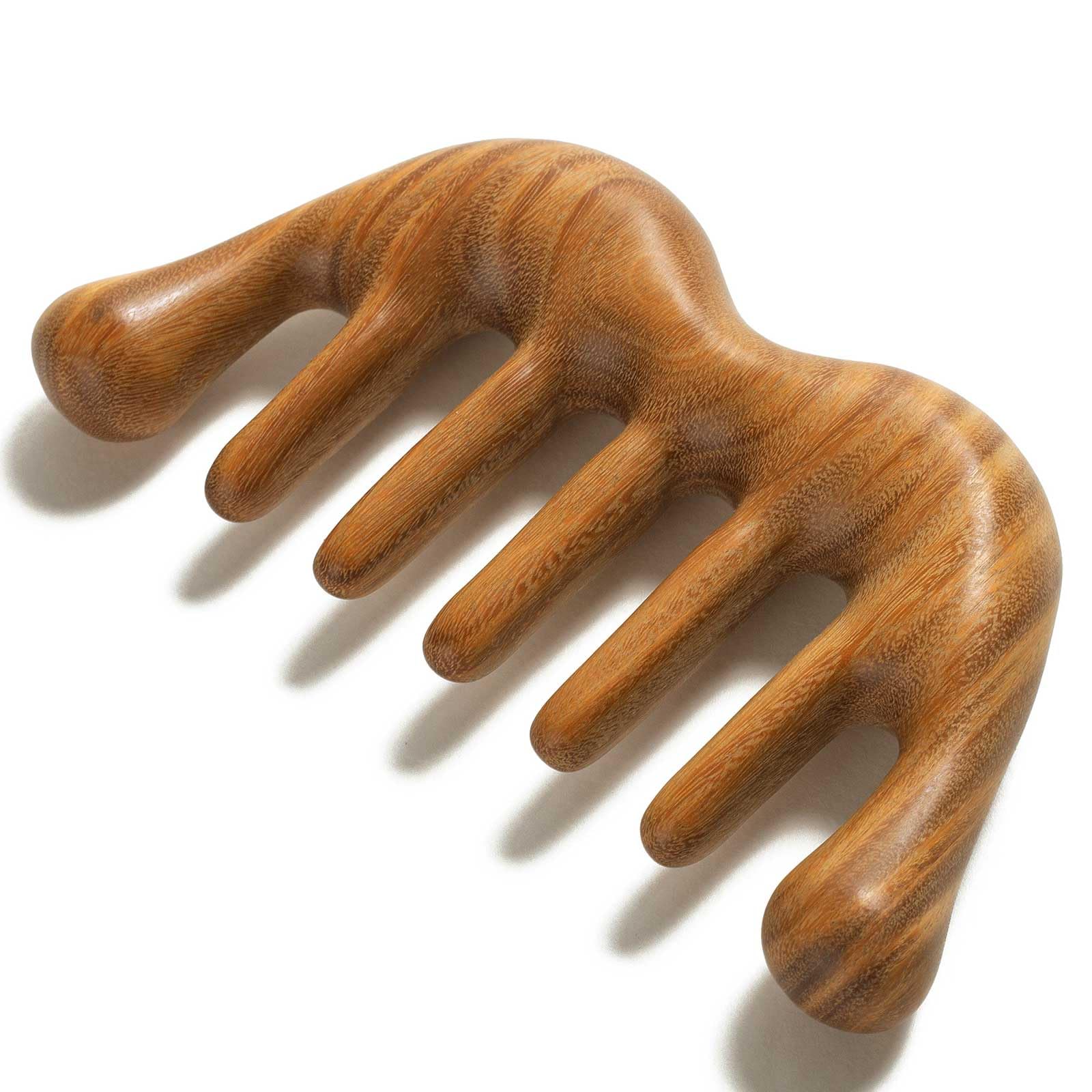 Amazon.com : Moreinday Wooden Scalp Massager for Hair Growth, Wooden ...