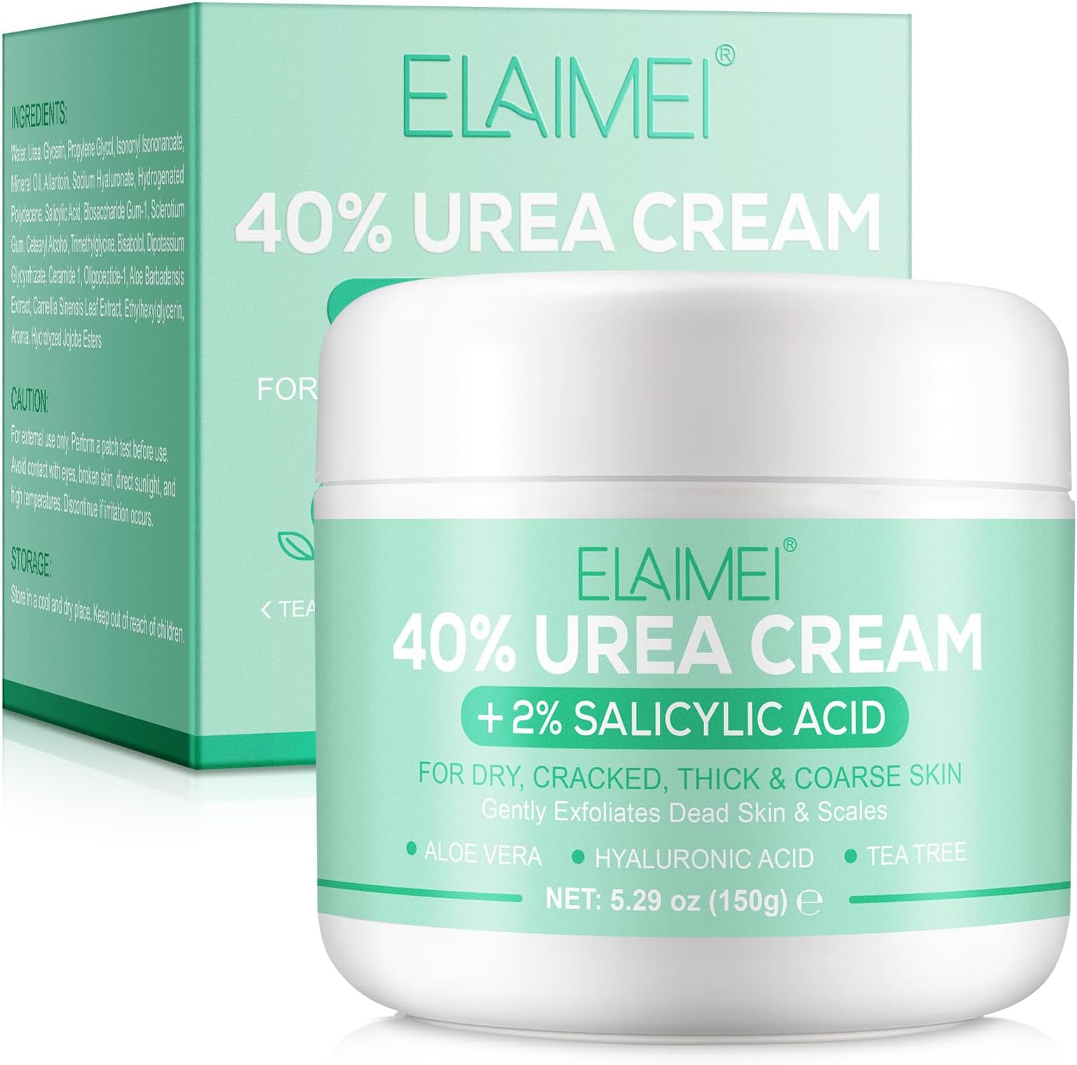 Amazon.com : SACLLCAS Urea Cream 40% Plus Salicylic Acid 2% - Foot Dry ...
