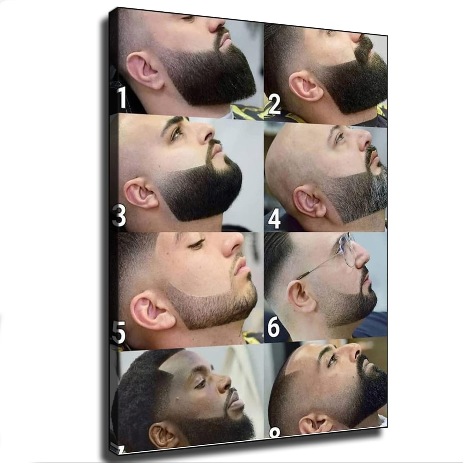 Barber Shop Beard Style Chart
