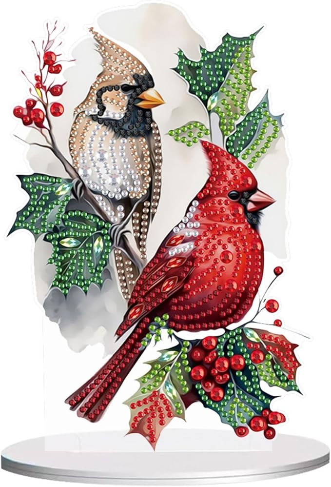 Amazon.com: Generic Cardinal DIY Point Diamond Ornaments for Adults ...
