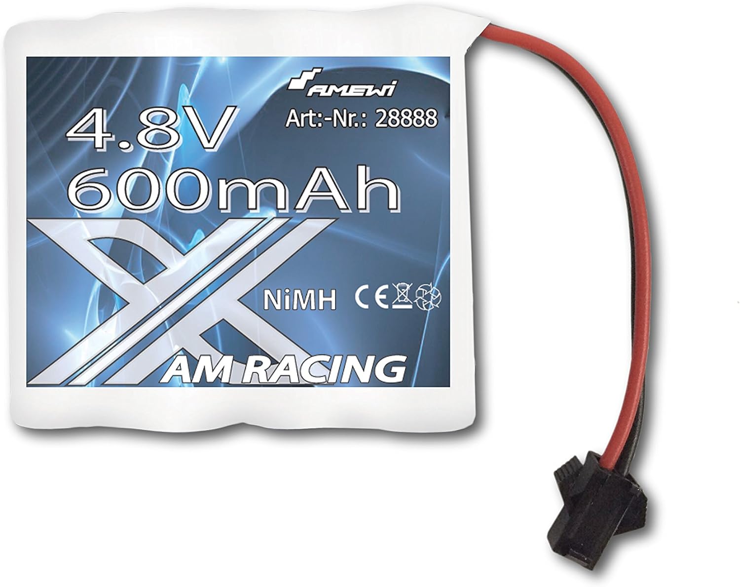Amewi 28888, 4.8 V, 700 mAh, NiMH Battery AM x Racing Conqueror - BigaMart
