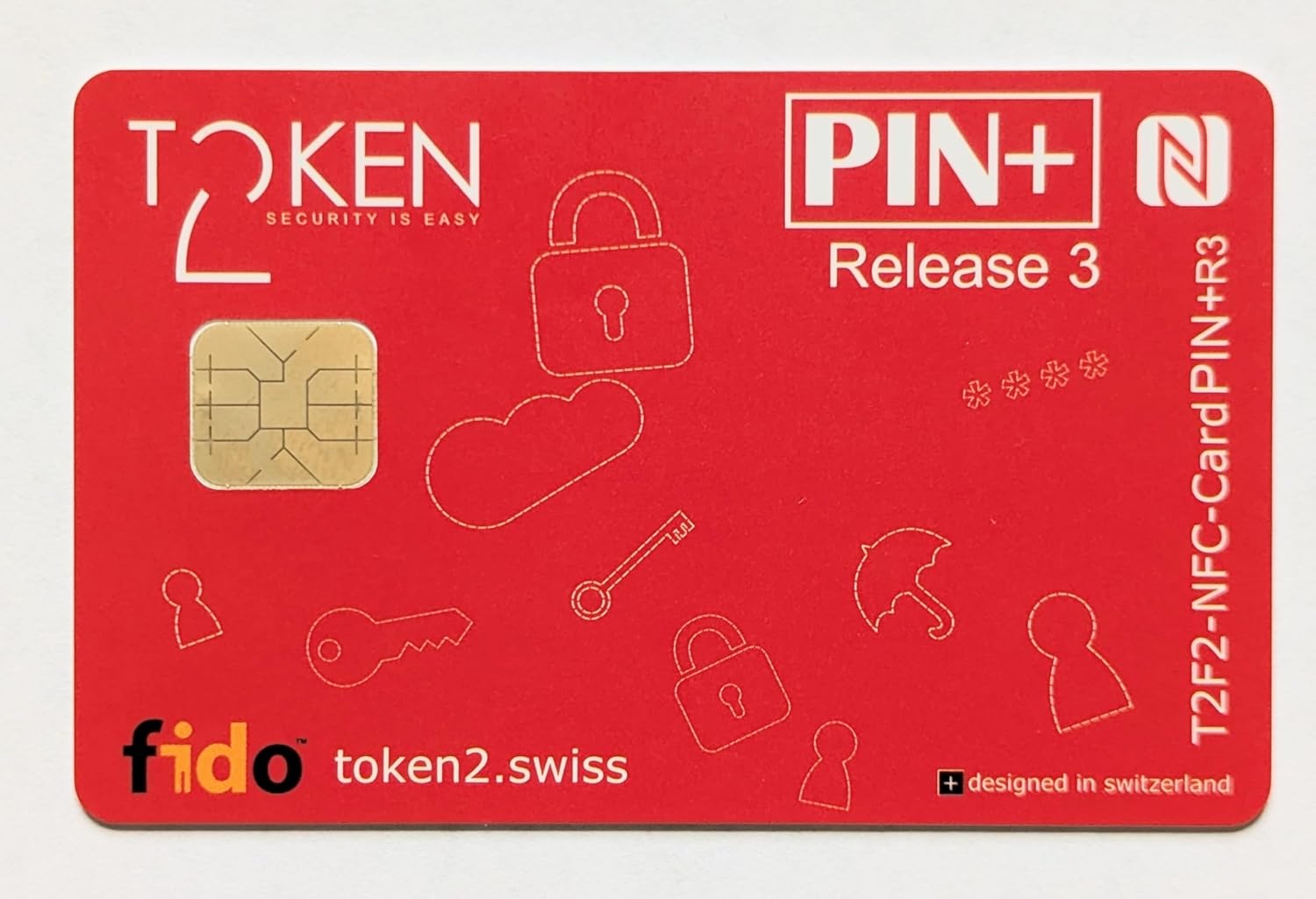 Amazon.com: Token2 T2F2-NFC-Smartcard PIN+ Release3 FIDO2.1 Level 2 ...