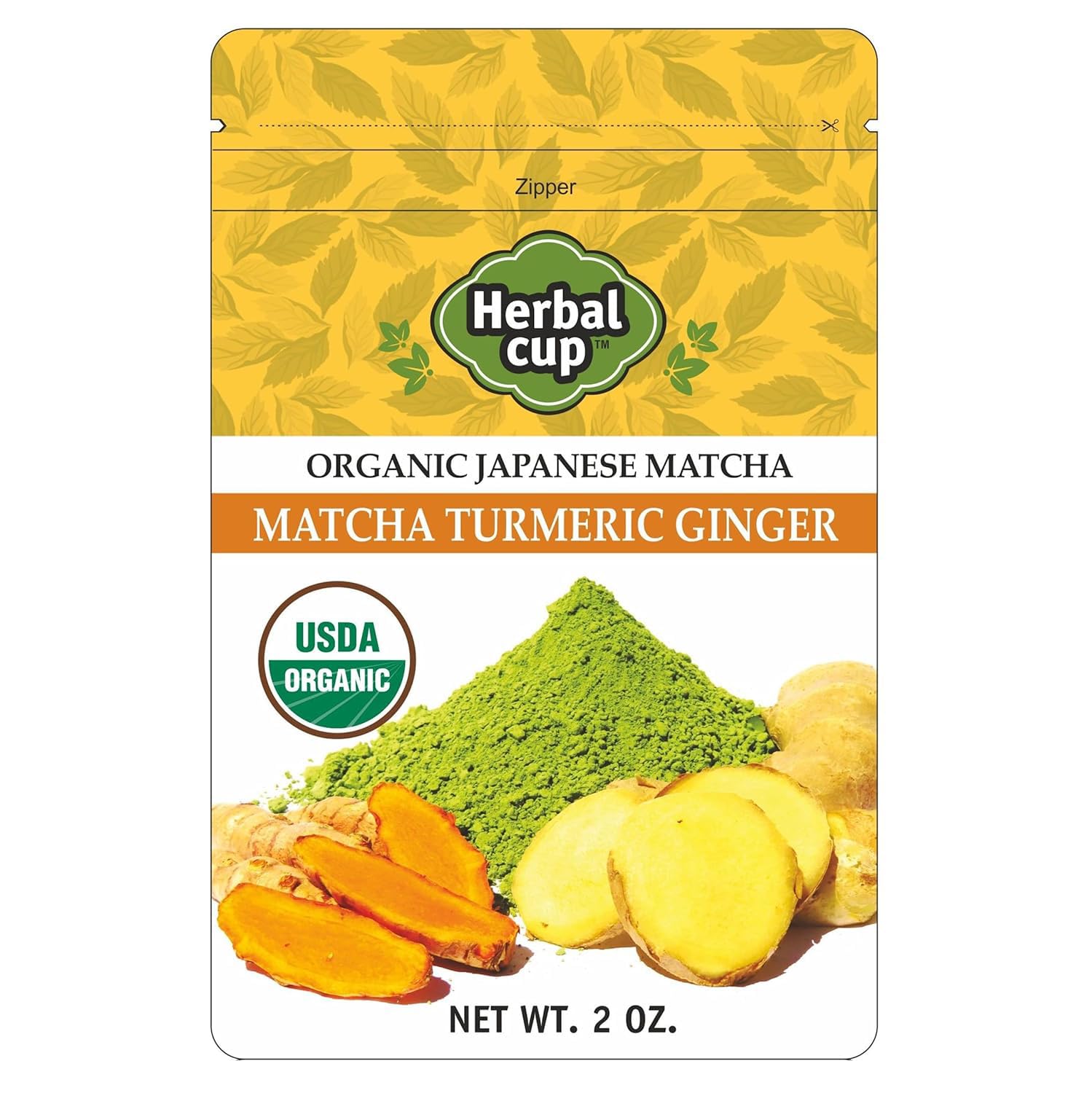Amazon.com: Herbal Cup Tea Organic Japanese Matcha Turmeric Ginger, 2oz ...