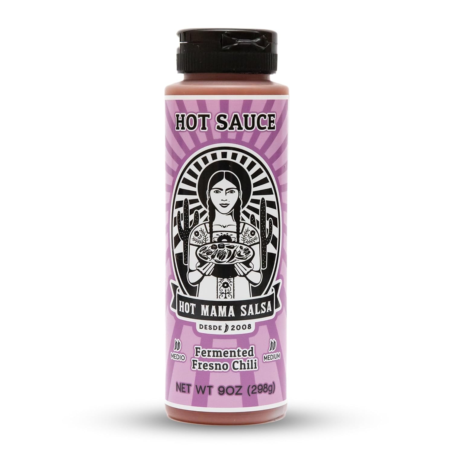 Amazon.com : Hot Mama Salsa Fermented Fresno Chili – A Chili Hot Sauce ...