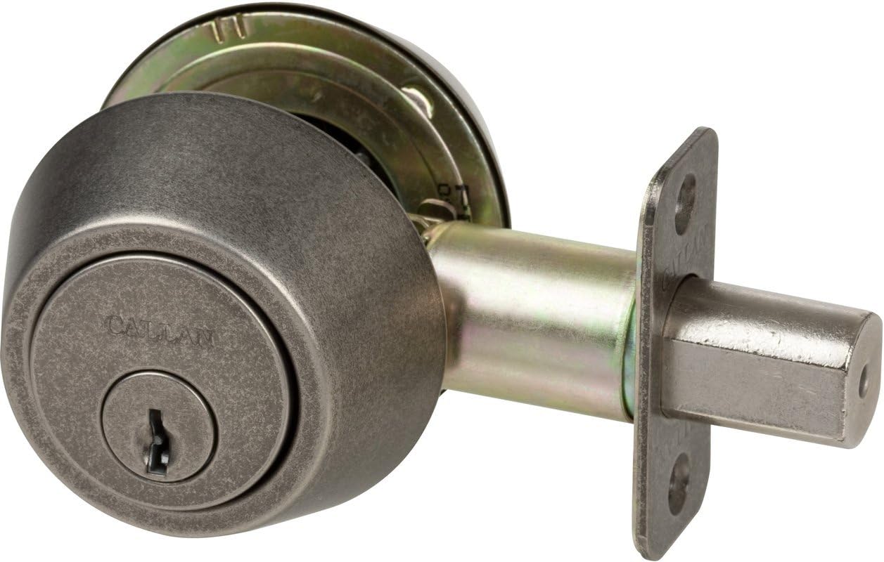 Callan by Delaney Hardware Single Cylinder Deadbolt, Fits Doors 1-3/8 ...