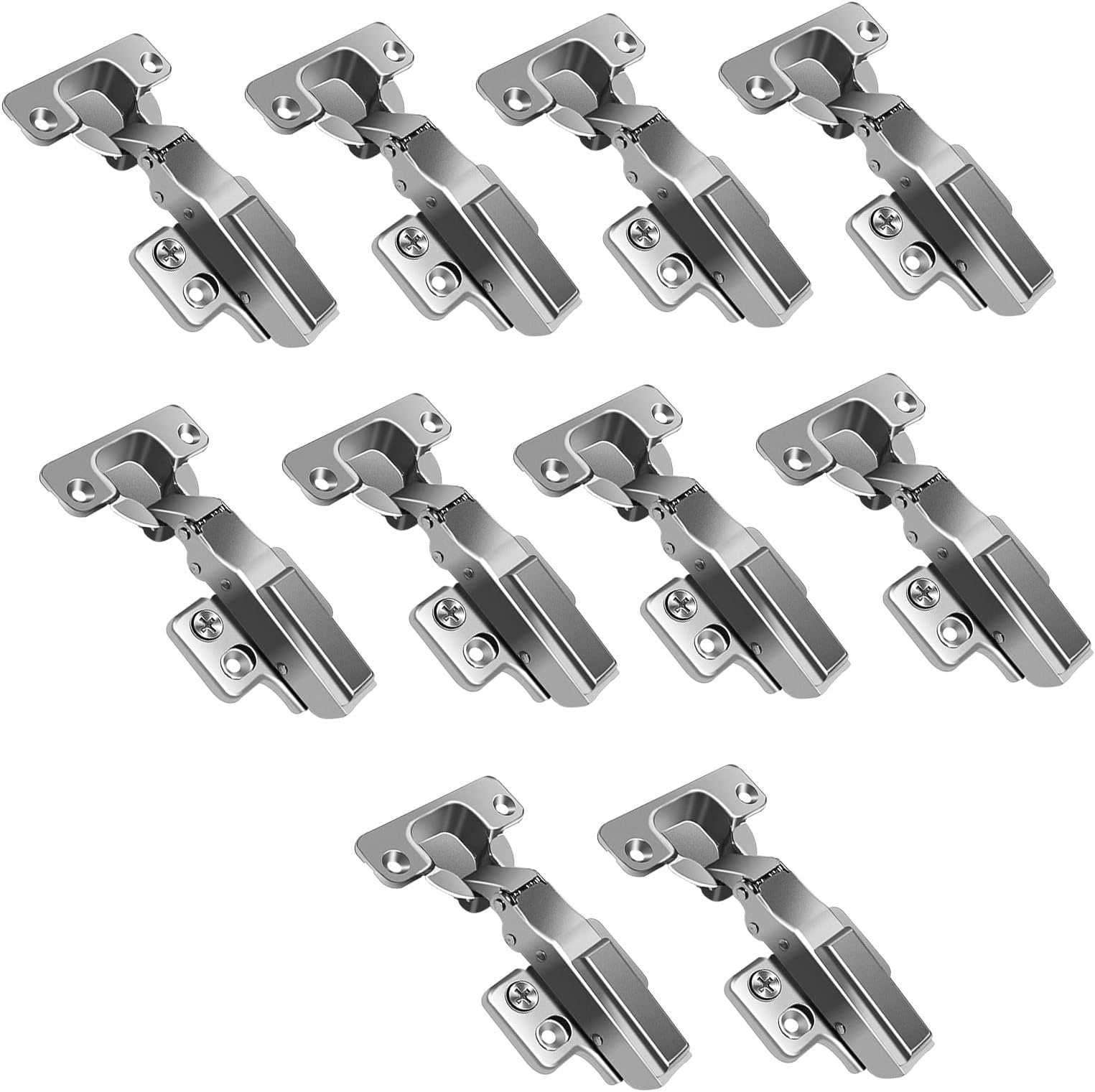 30 X Pack of Soft Slow Close Kitchen Cabinet Door Hinges : Amazon.co.uk ...