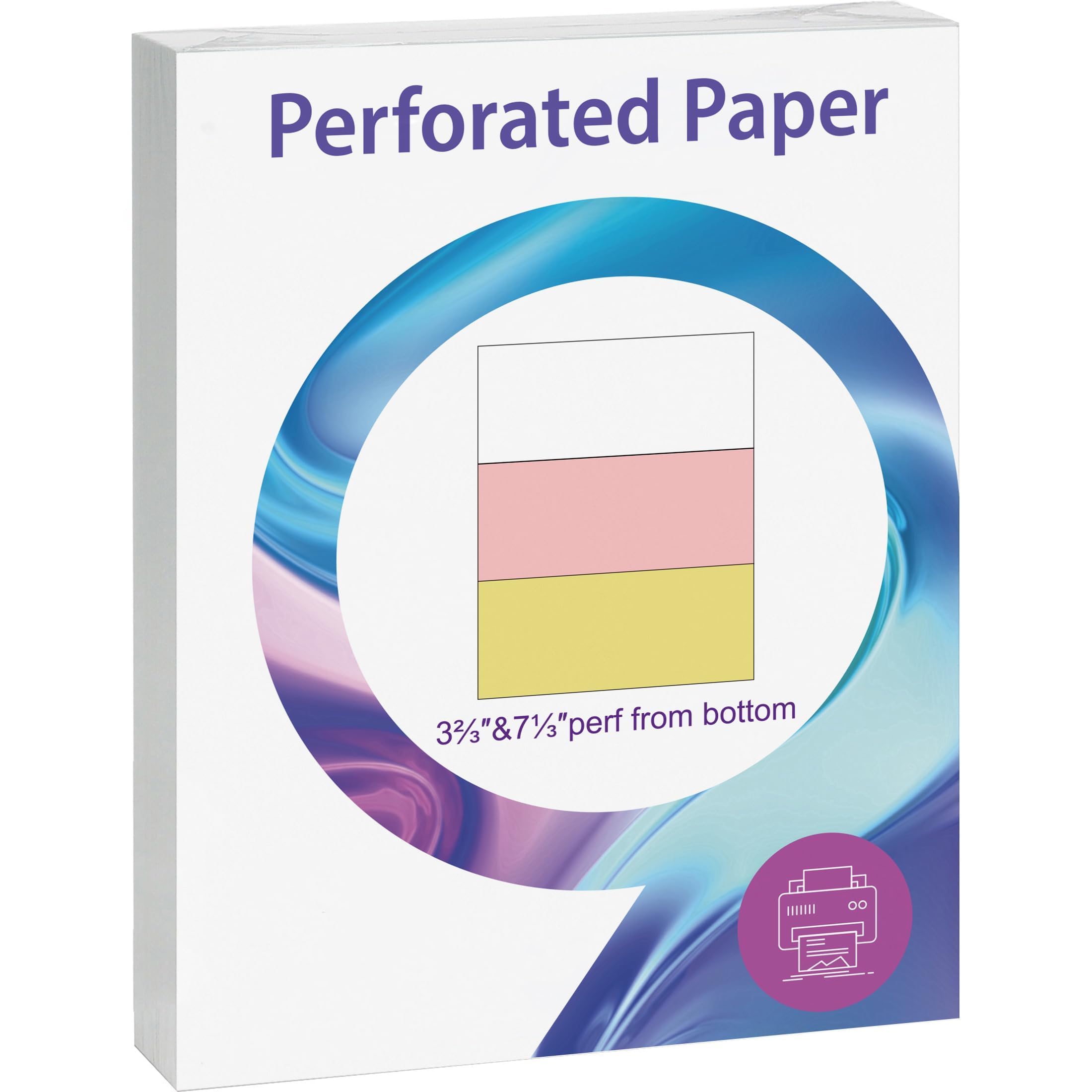 Amazon.com : LINGLONG Premium Perforated Paper 8.5 x 11"3 Part Perf ...