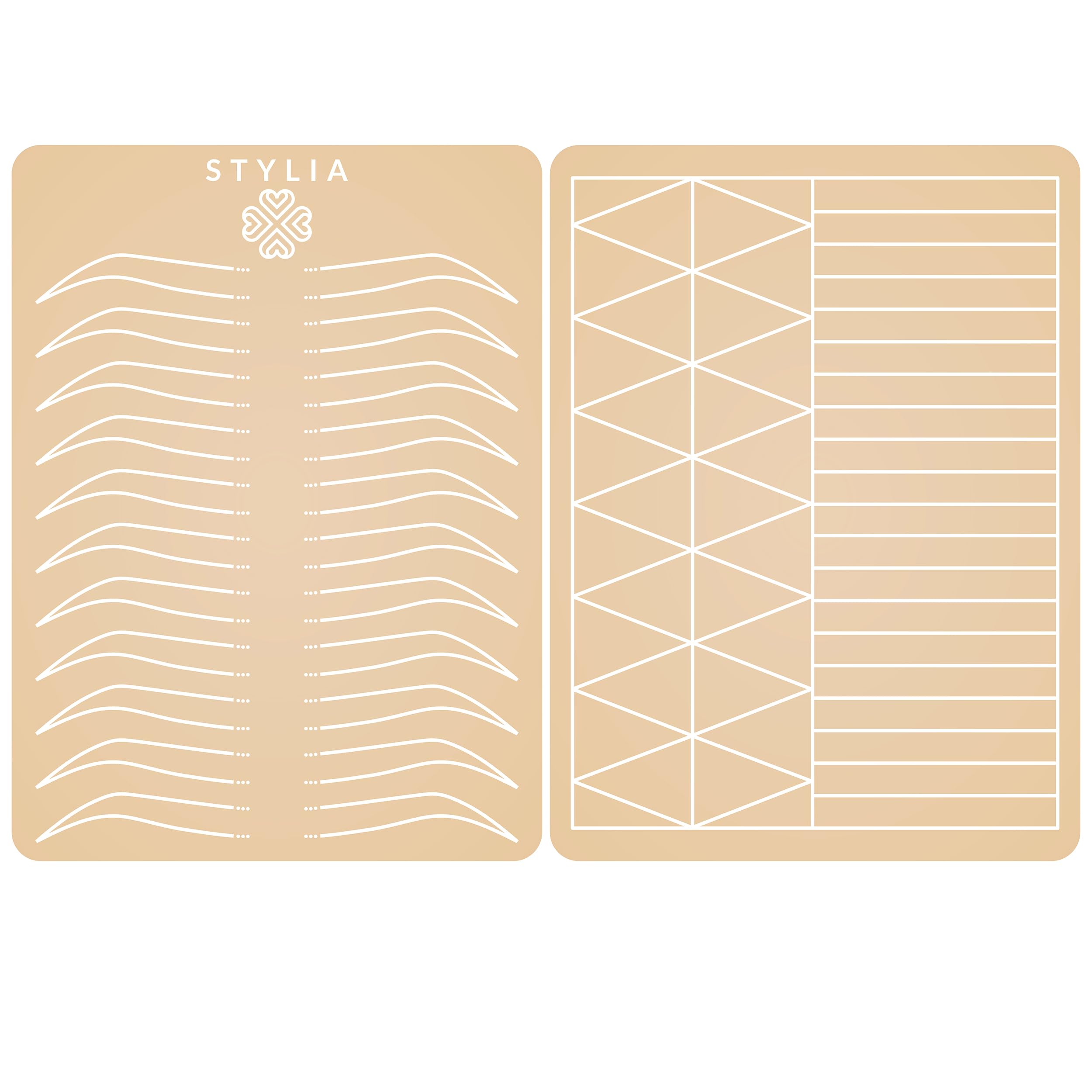 Snapklik.com : Microblading Supplies Inkless Double Sided Practice Skin For Eyebrow Tattoos ...