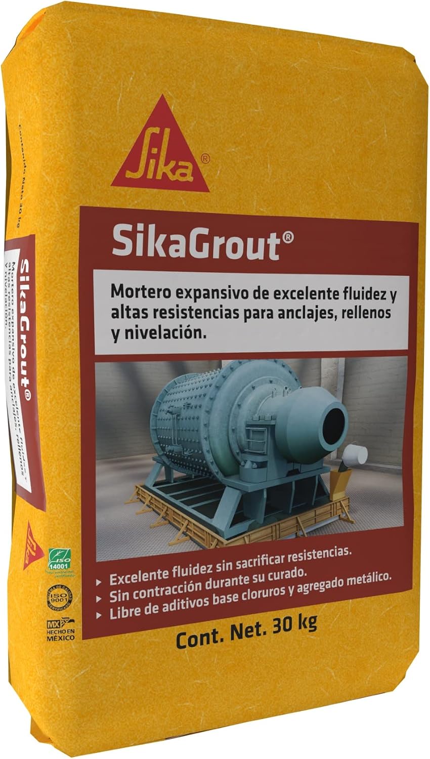 SIKA - Mortero - SikaGrout - Mortero expansivo de excelente fluidez y ...