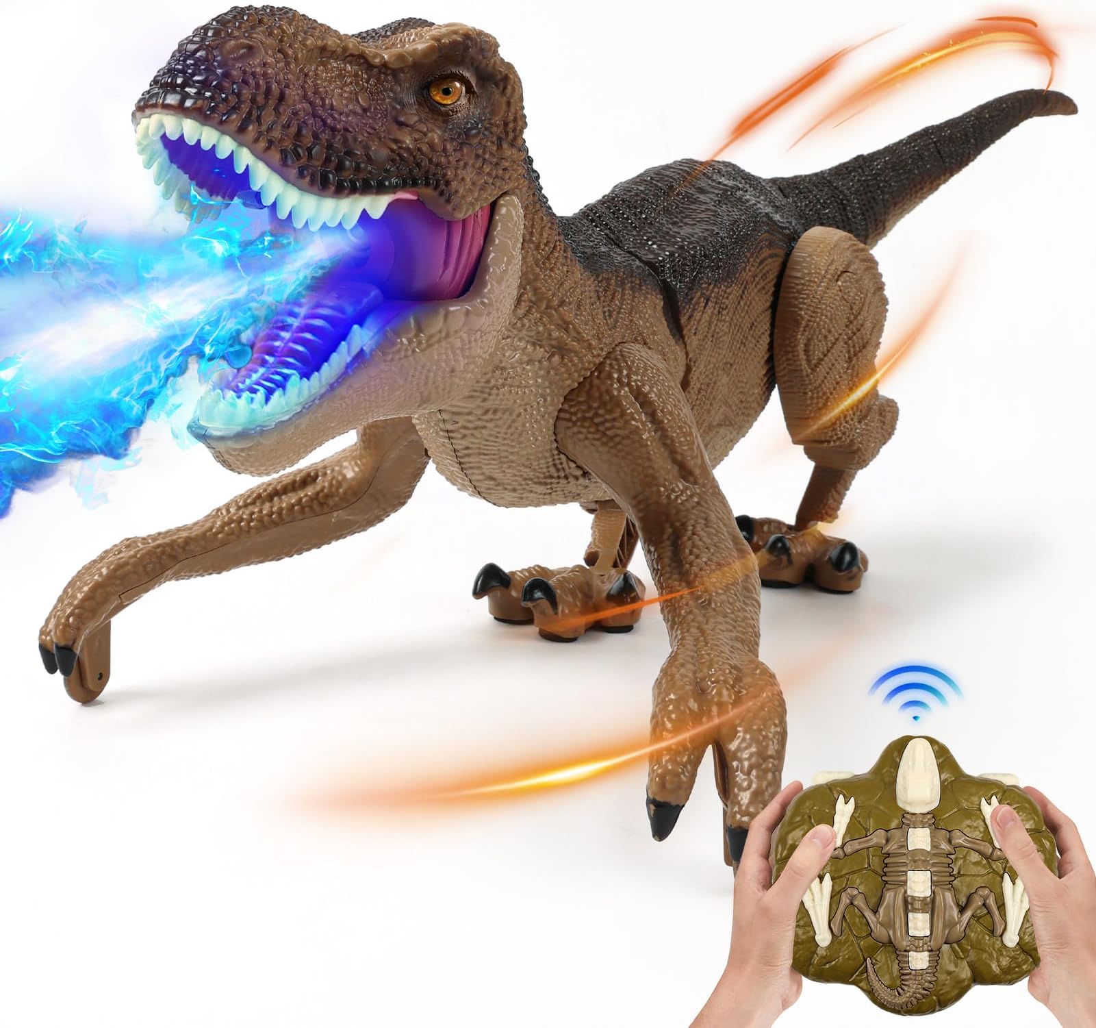 Amazon.com: RC Dinosaur Toys for Kids 3-5 Gesture Sensing T Rex Remote Control Dinosaurs for ...