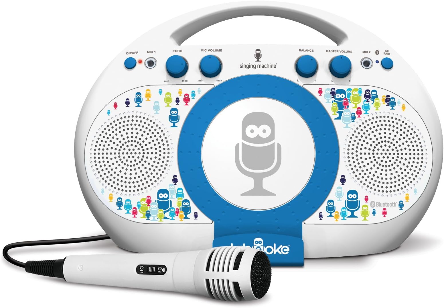 Amazon.com: Singing Machine ISM398BT Karaoke System Home,White ...