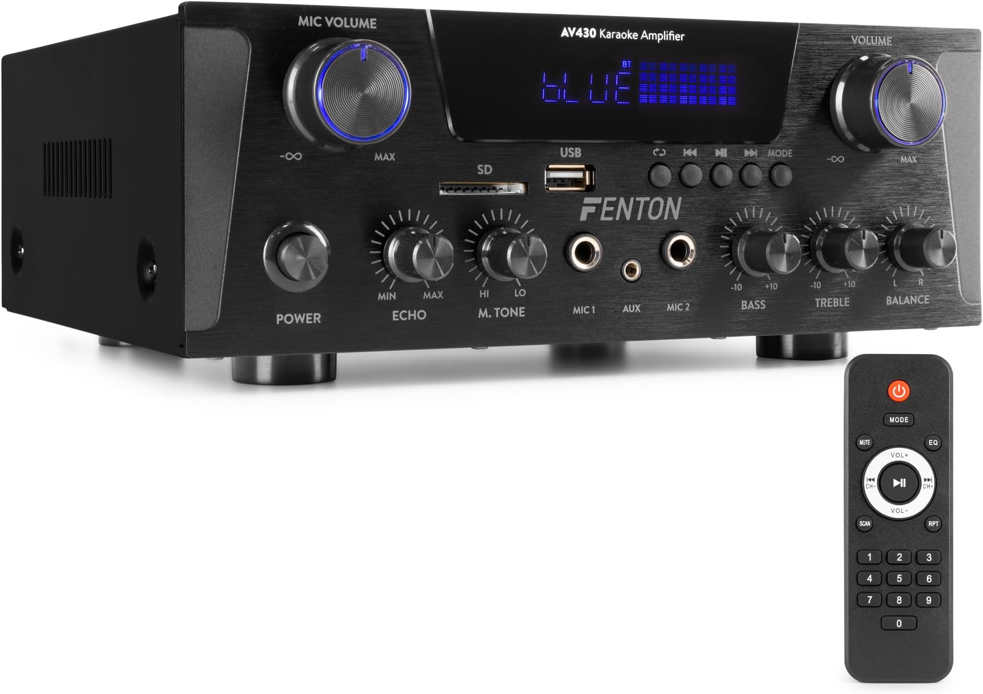 Audizio AD420B Amplificateur Hi-FI Bluetooth - Noir, 400 Watts, 8 Ohms ...