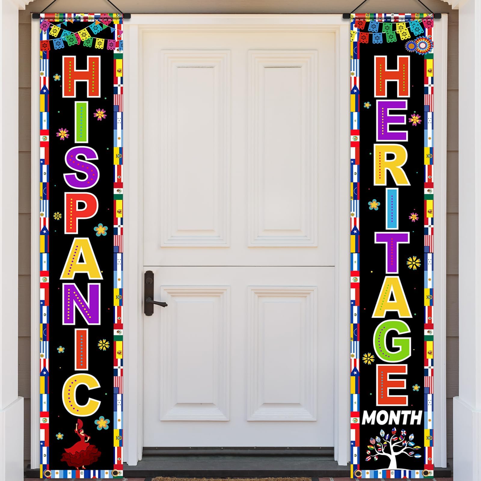 Amazon.com: Hispanic Heritage Month Decorations, 3PCS National Hispanic ...