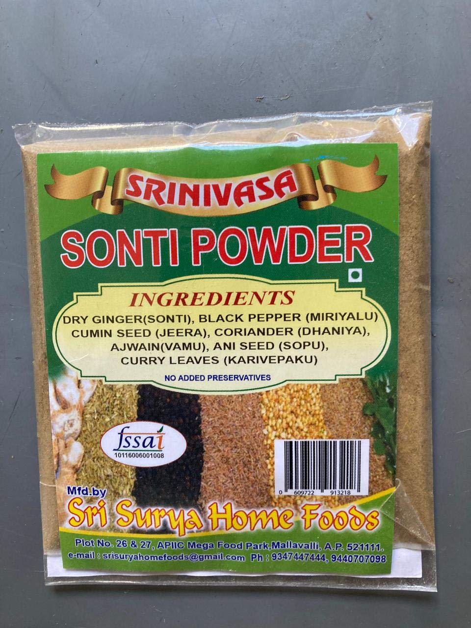 Srinivasa Sonti Powder, 50g : Amazon.in: Grocery & Gourmet Foods