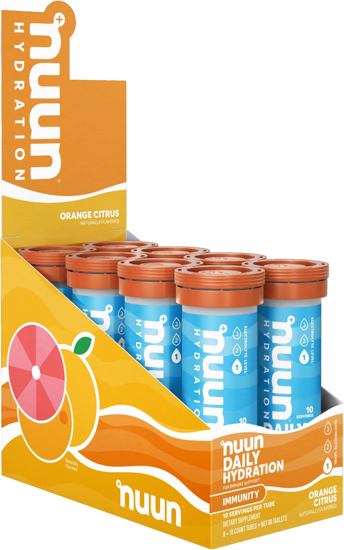 Amazon.com: Nuun Sport: Orange Electrolyte Enhanced Drink Tablets (3 ...