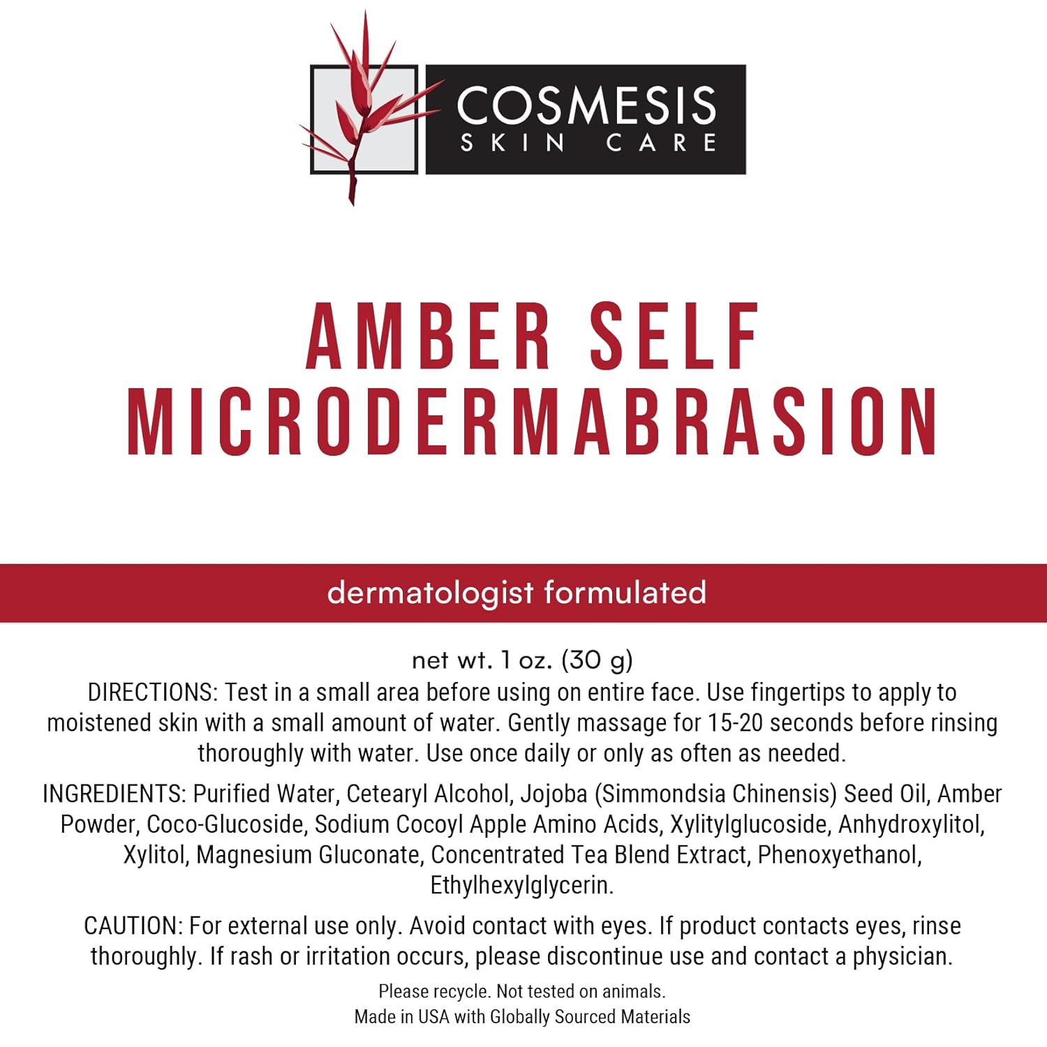 Amber Self MicroDermAbrasion: Exfoliante para piel joven con cristales ...