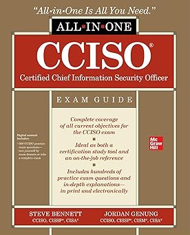 Amazon.com: CCISO Certified Chief Information Security Officer All-in ...