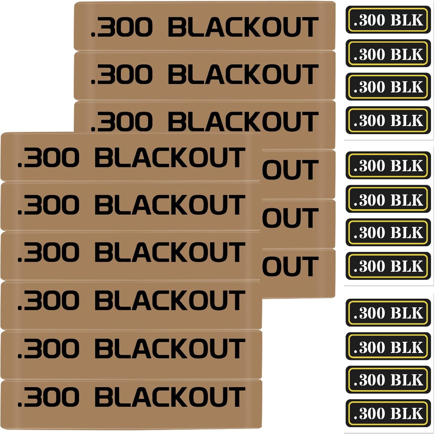 Amazon.com: XMJY Magazine Bands - 12 Pack 300 Blackout Magazine Bands ...