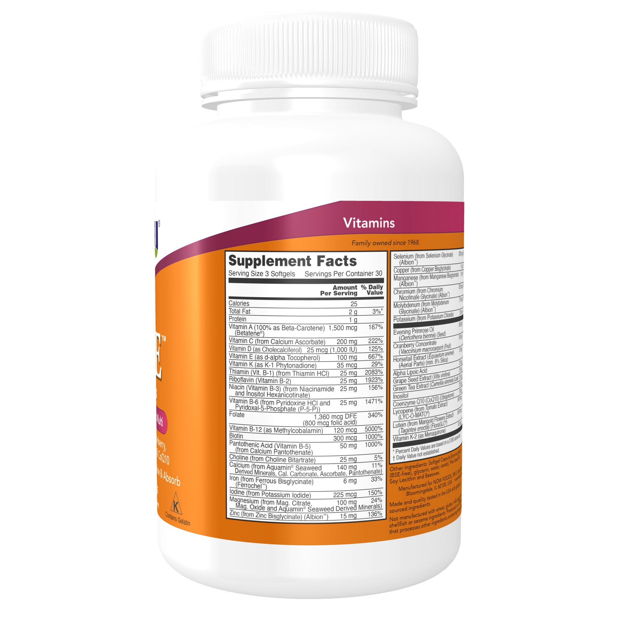 Snapklik.com : NOW Supplements, Eve Womens Multivitamin