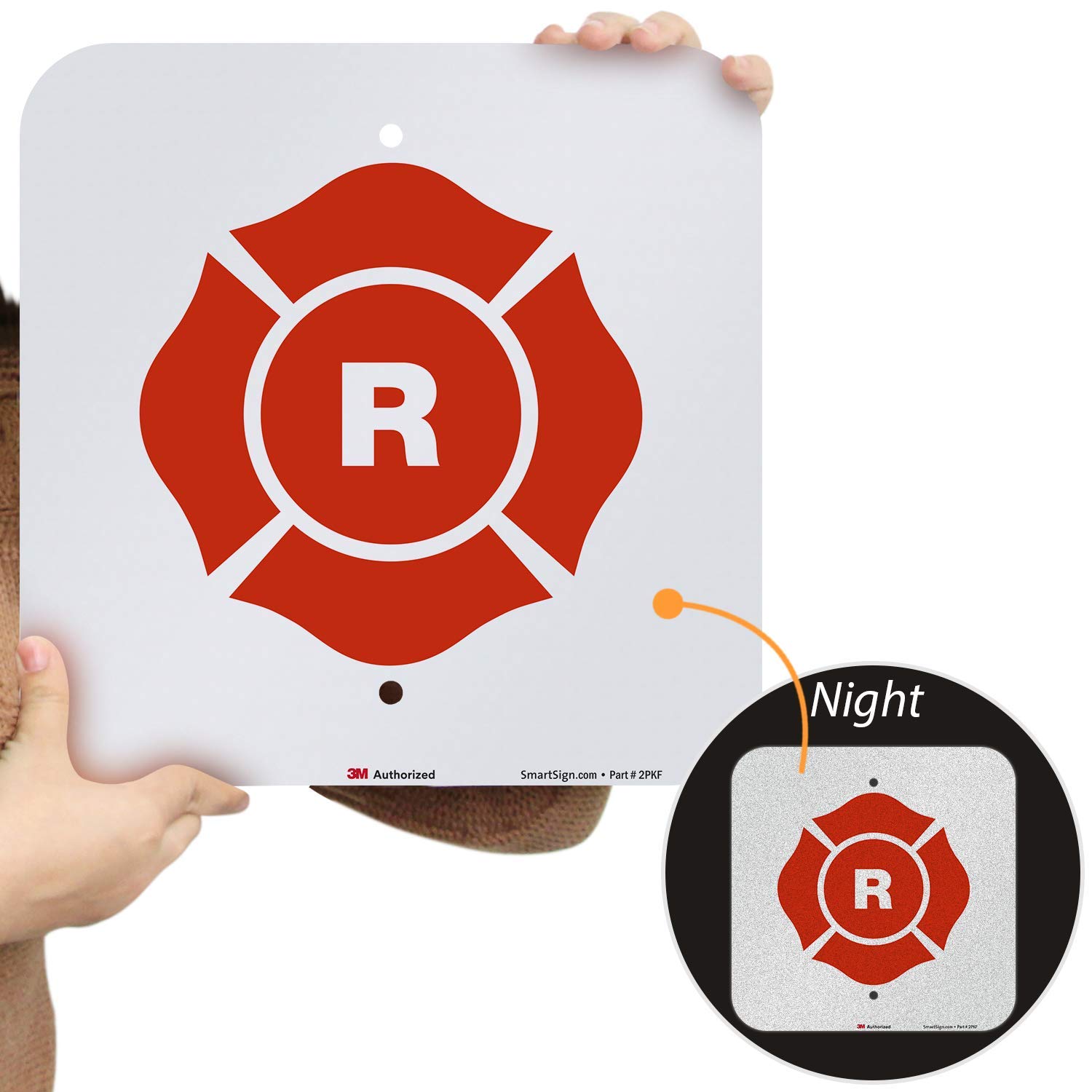 SmartSign Florida Roof Truss Sign | 12" x 12" 3M Engineer Grade ...