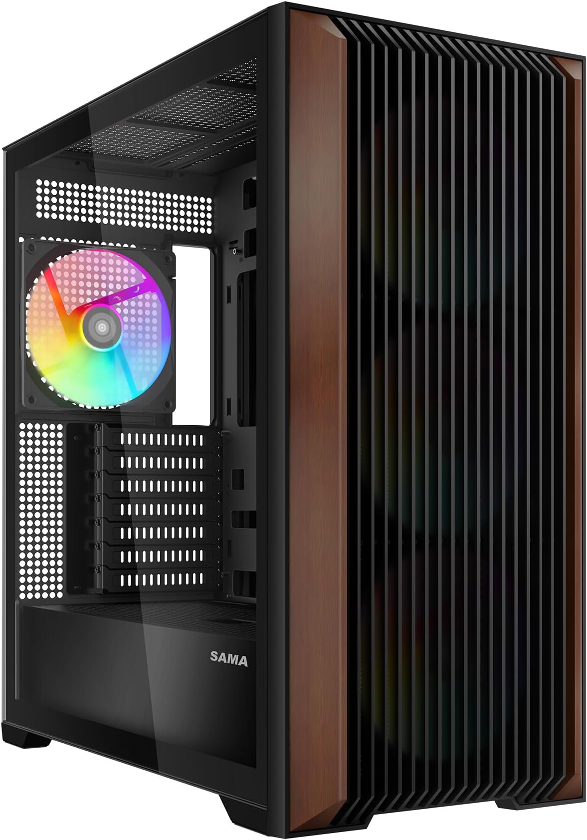 Amazon.com: ASUS ProArt PA401 Wood Edition ATX Mid-Tower Case ...