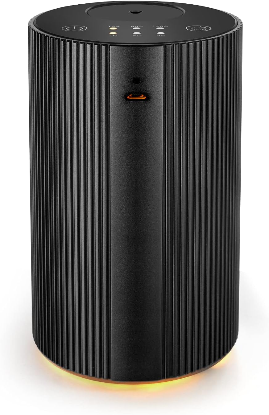 Amazon.com: Essential Oil Diffuser Waterless, Car Diffuser Aromatherapy ...